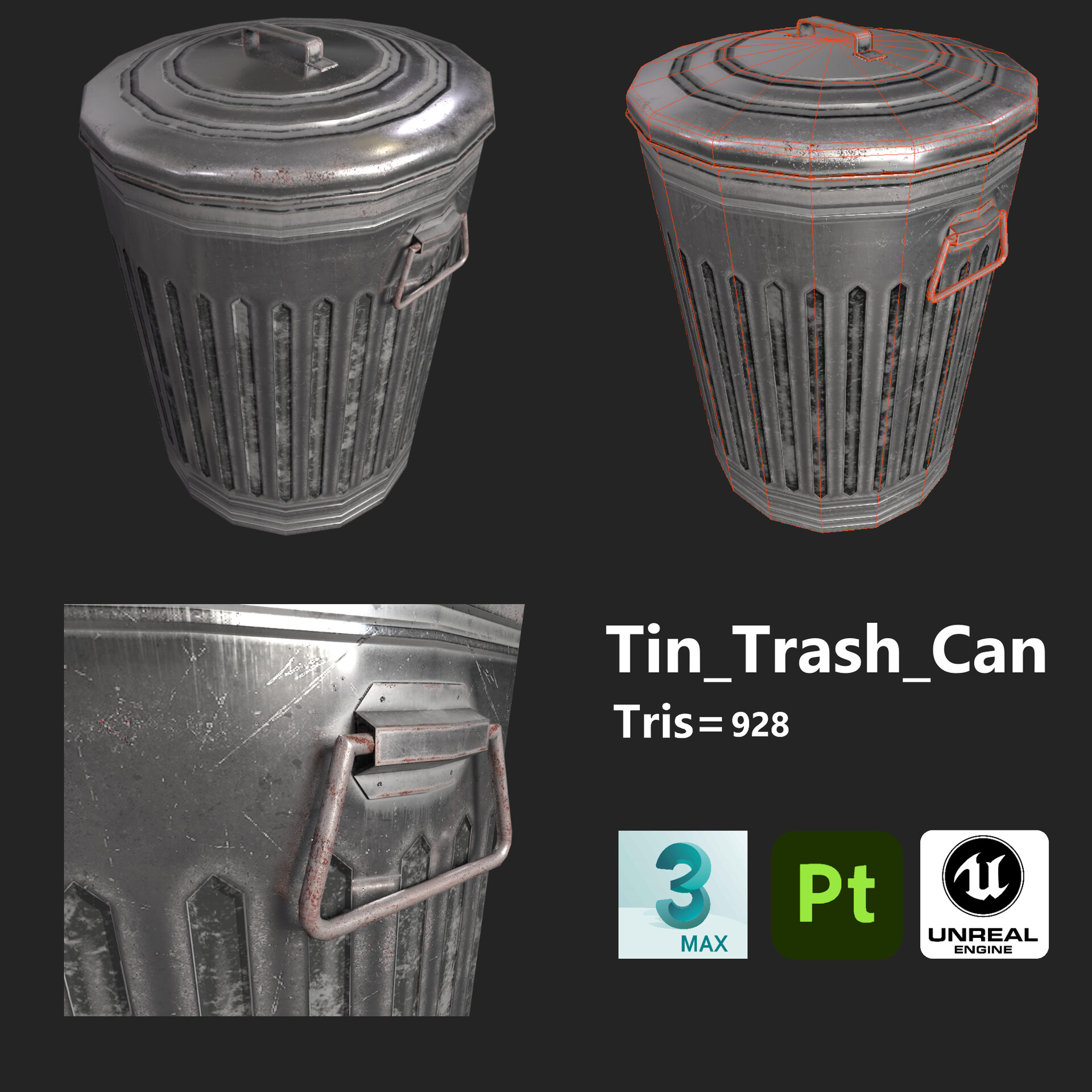ArtStation - Tin_Trash_Can