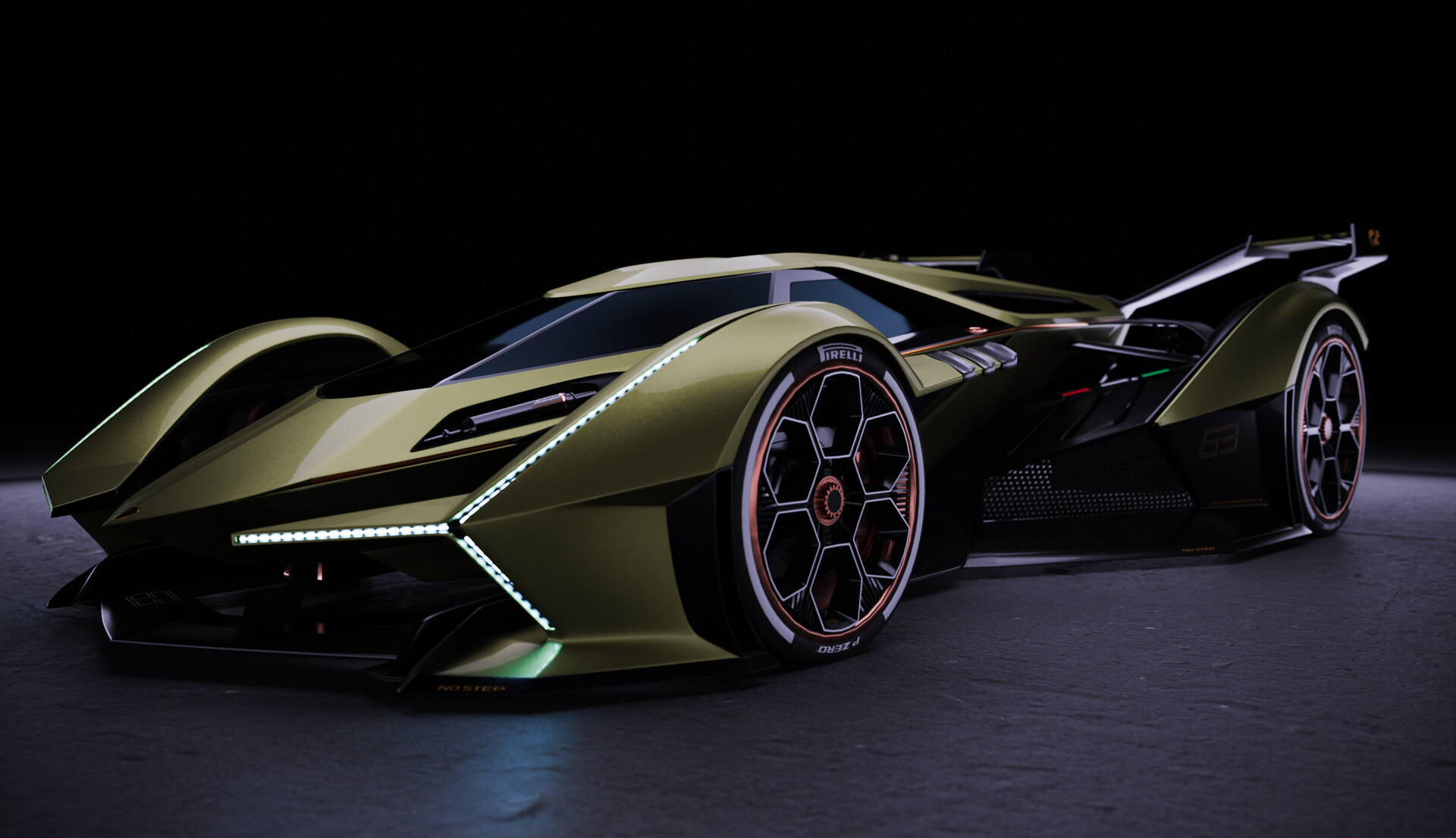 ArtStation - Lamborghini Vision GT