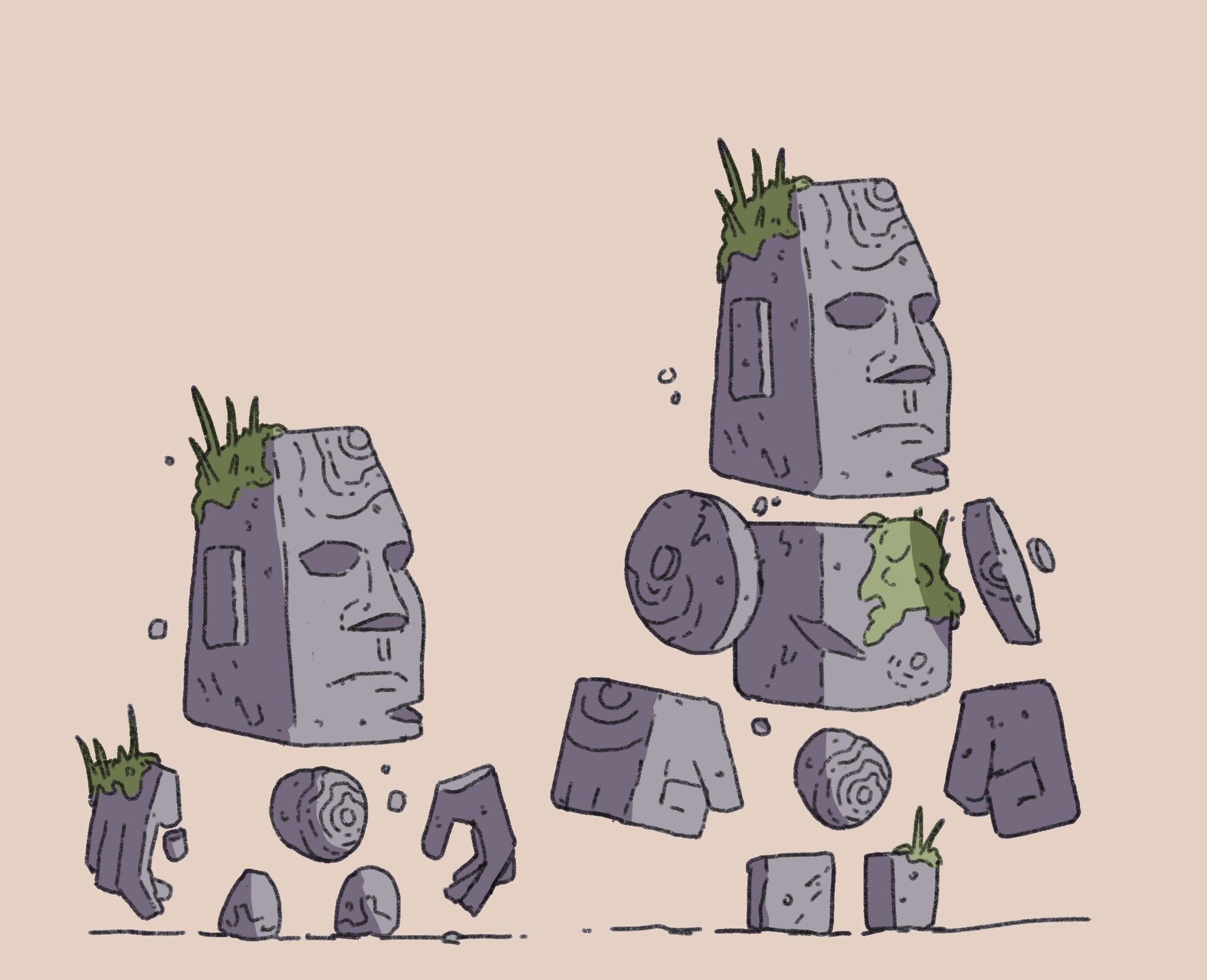 ArtStation - Cartoonish Creatures Designs