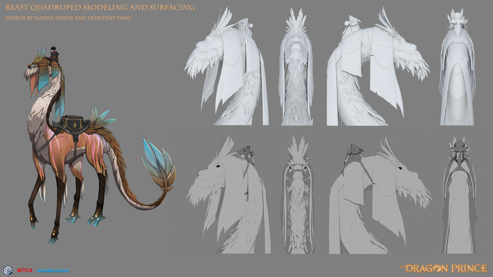 Kathrin Kurfiss - Beast Quadruped Modeling & Surfacing - The Dragon ...