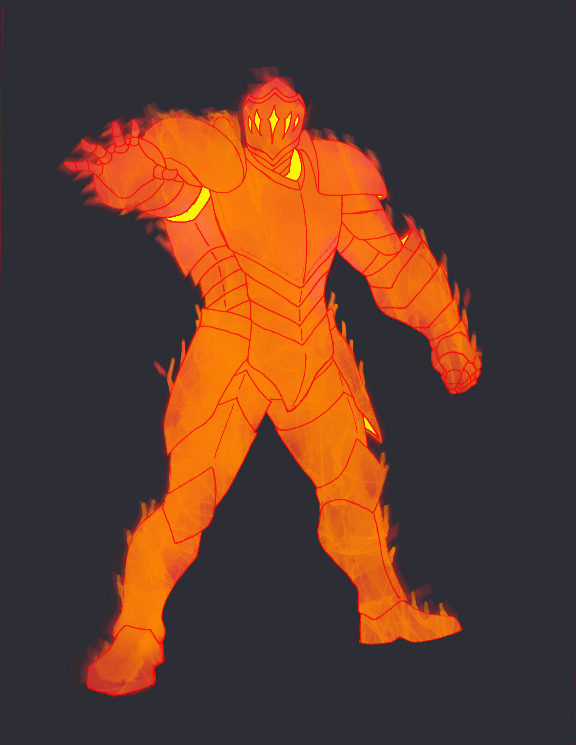 ArtStation - armor fire