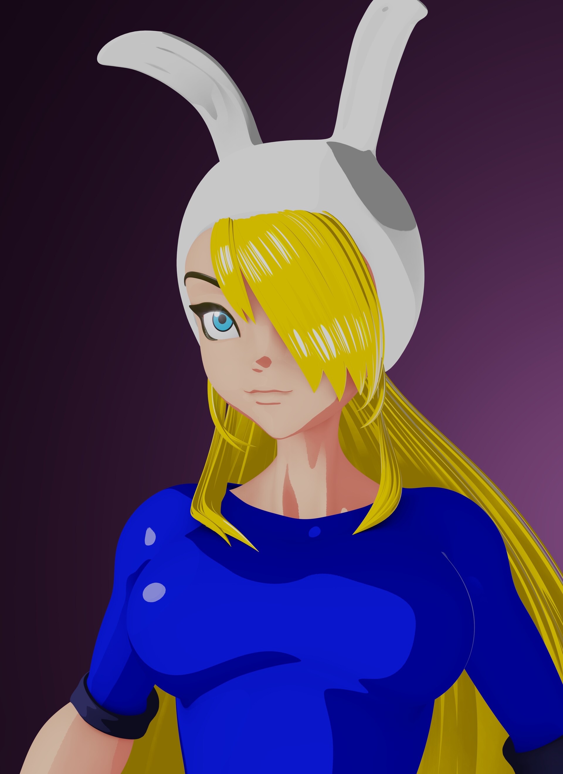 Artstation Fionna The Human Girl