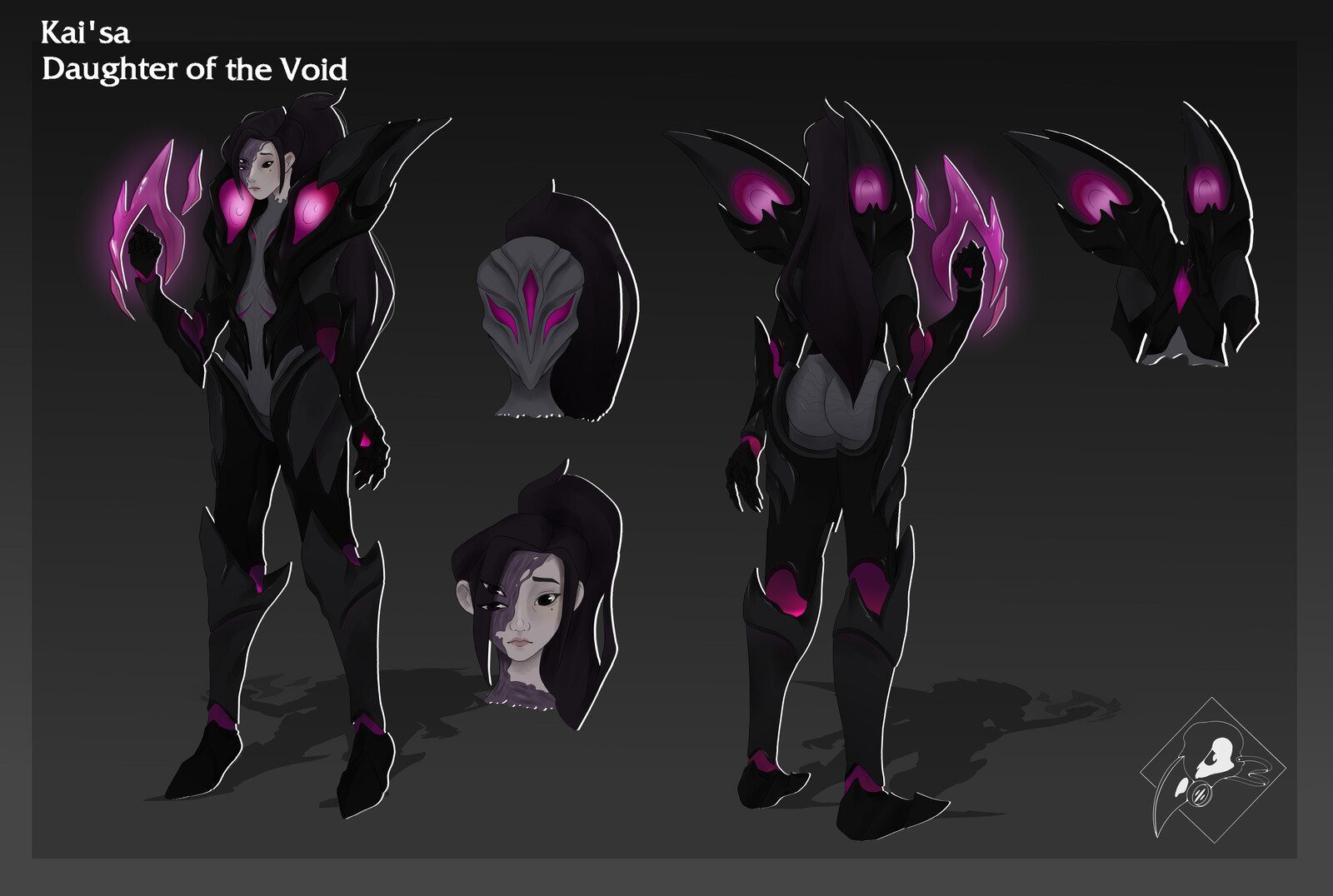 Elise Colley - League Of Legends Kai'Sa Redesign Ideas