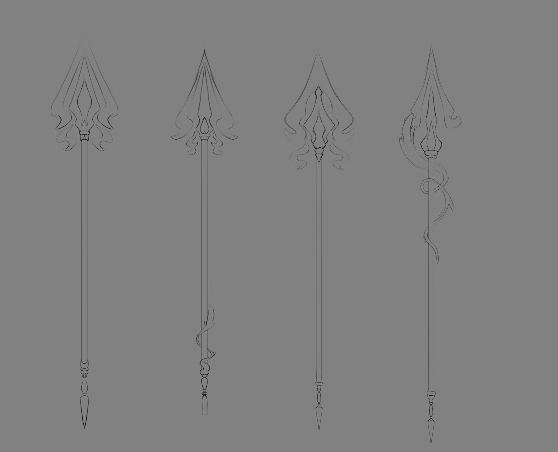 Elise Colley - Genshin Impact Weapon Set Design