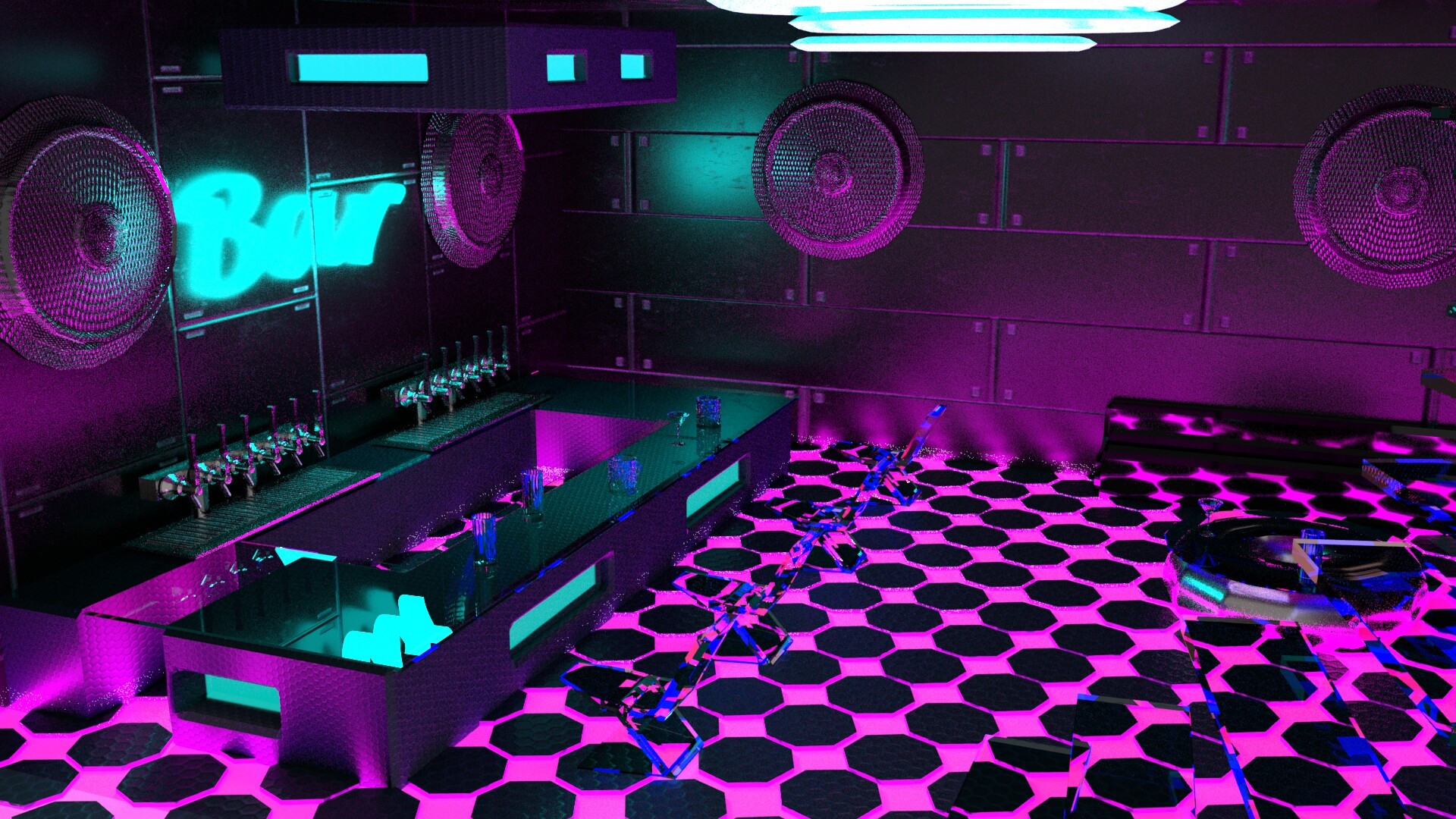 ArtStation - SCI-Fi Bar