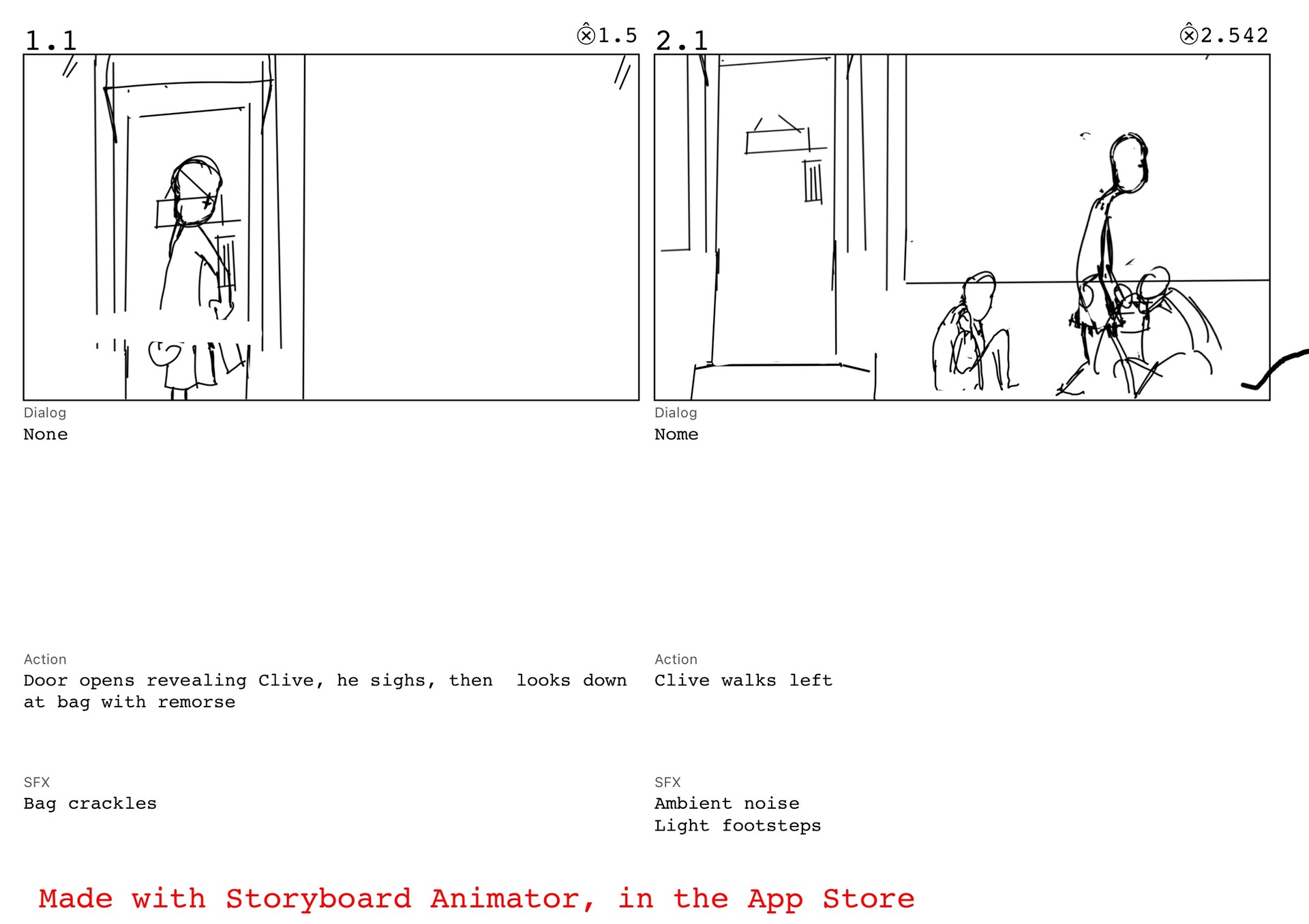 ArtStation - The storyboard for “fall in, fall out”.