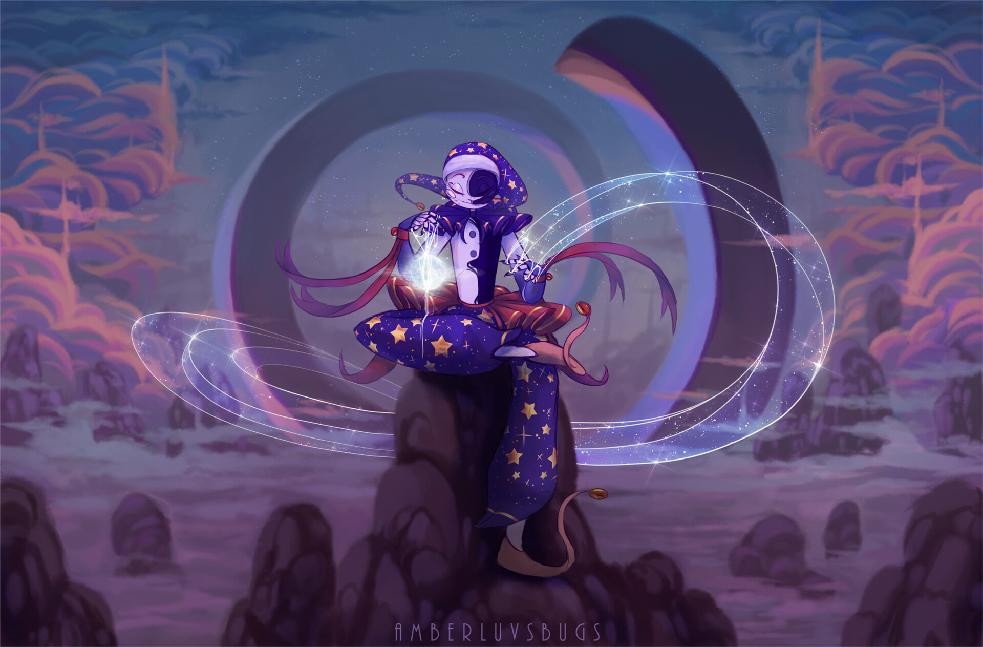 ArtStation - Moon Planetary AU concept work 1