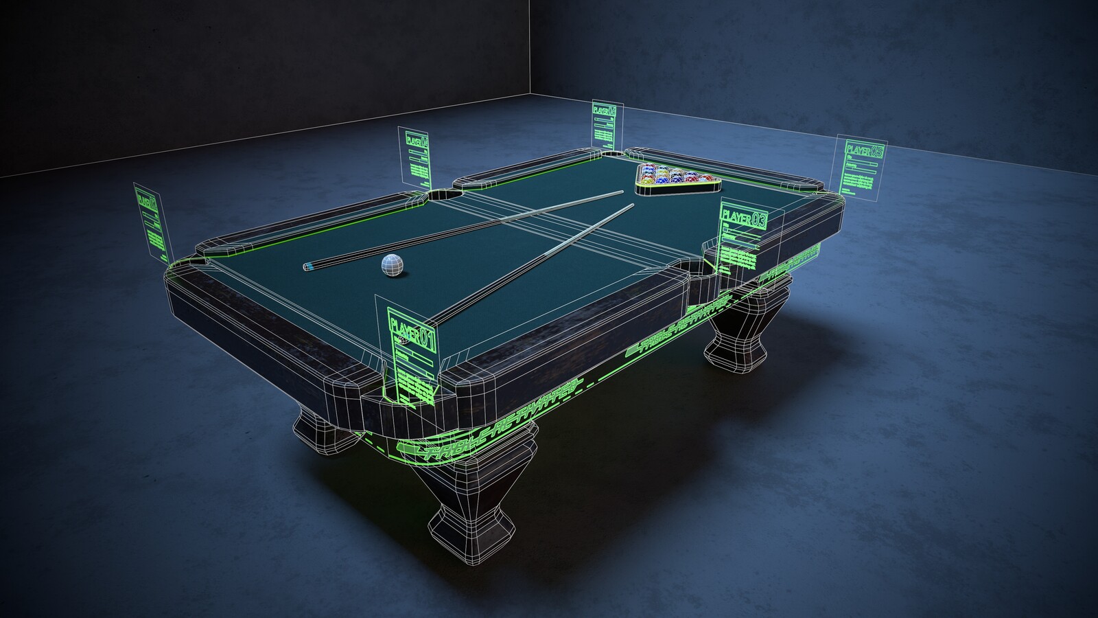 Katherina Mo - Cyberpunk Billiard