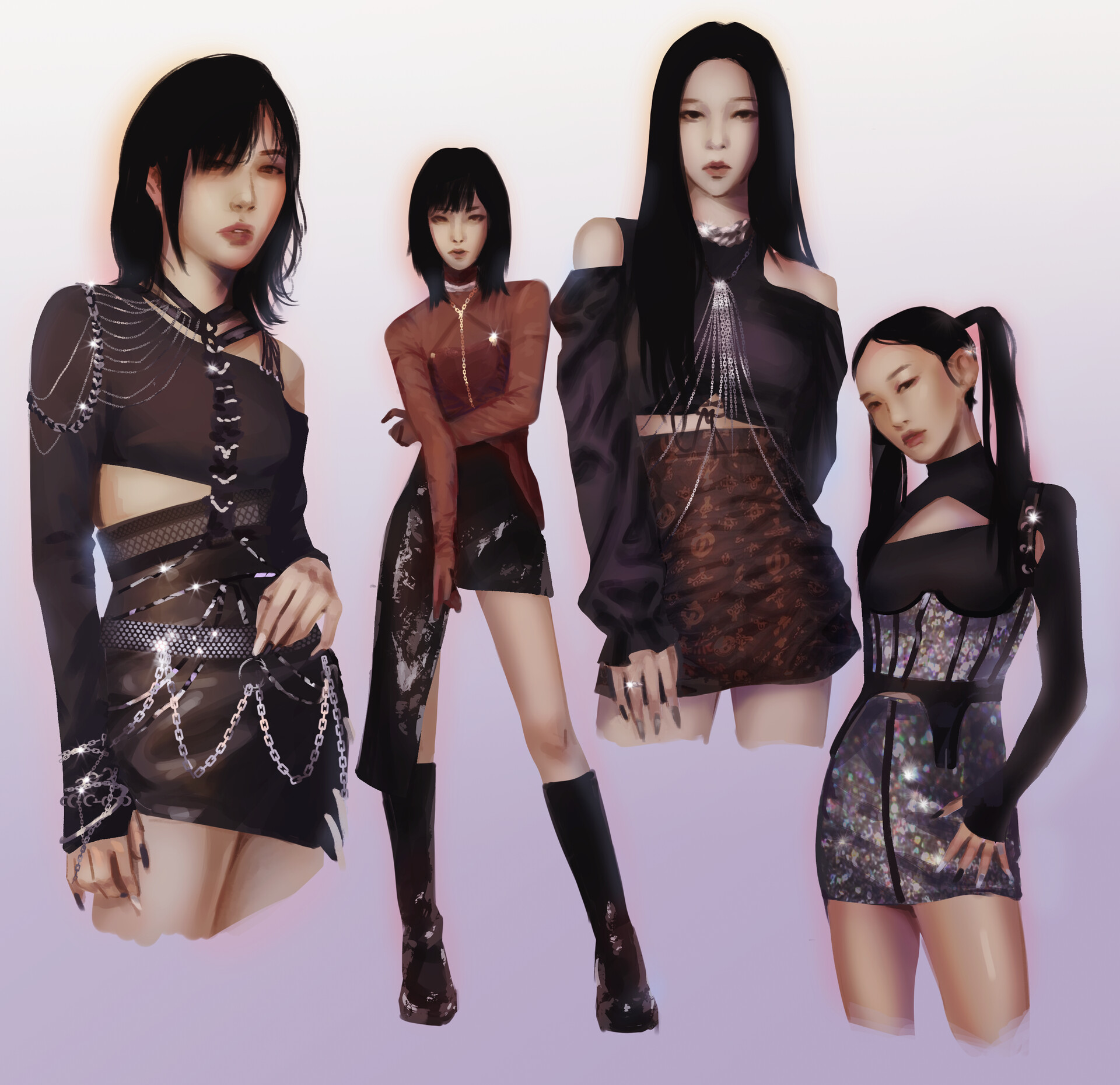 ArtStation - step back outfits