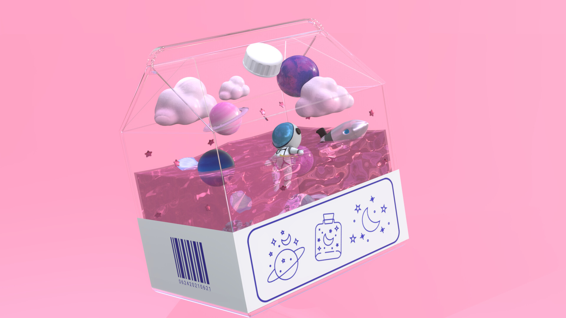 ArtStation - Mini Astronaut Milk