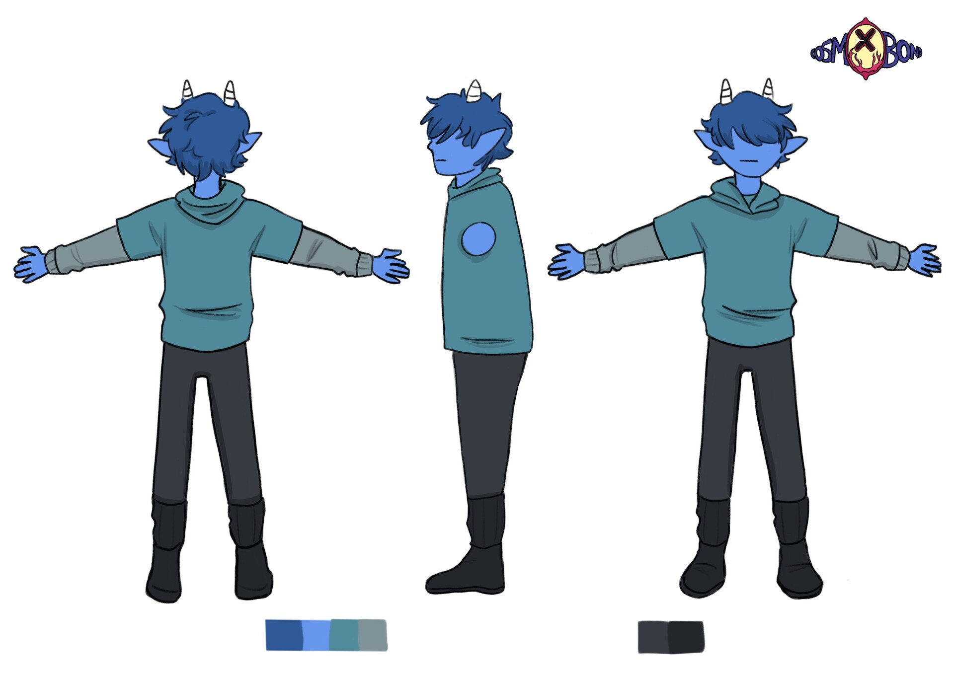 ArtStation - Blue boy