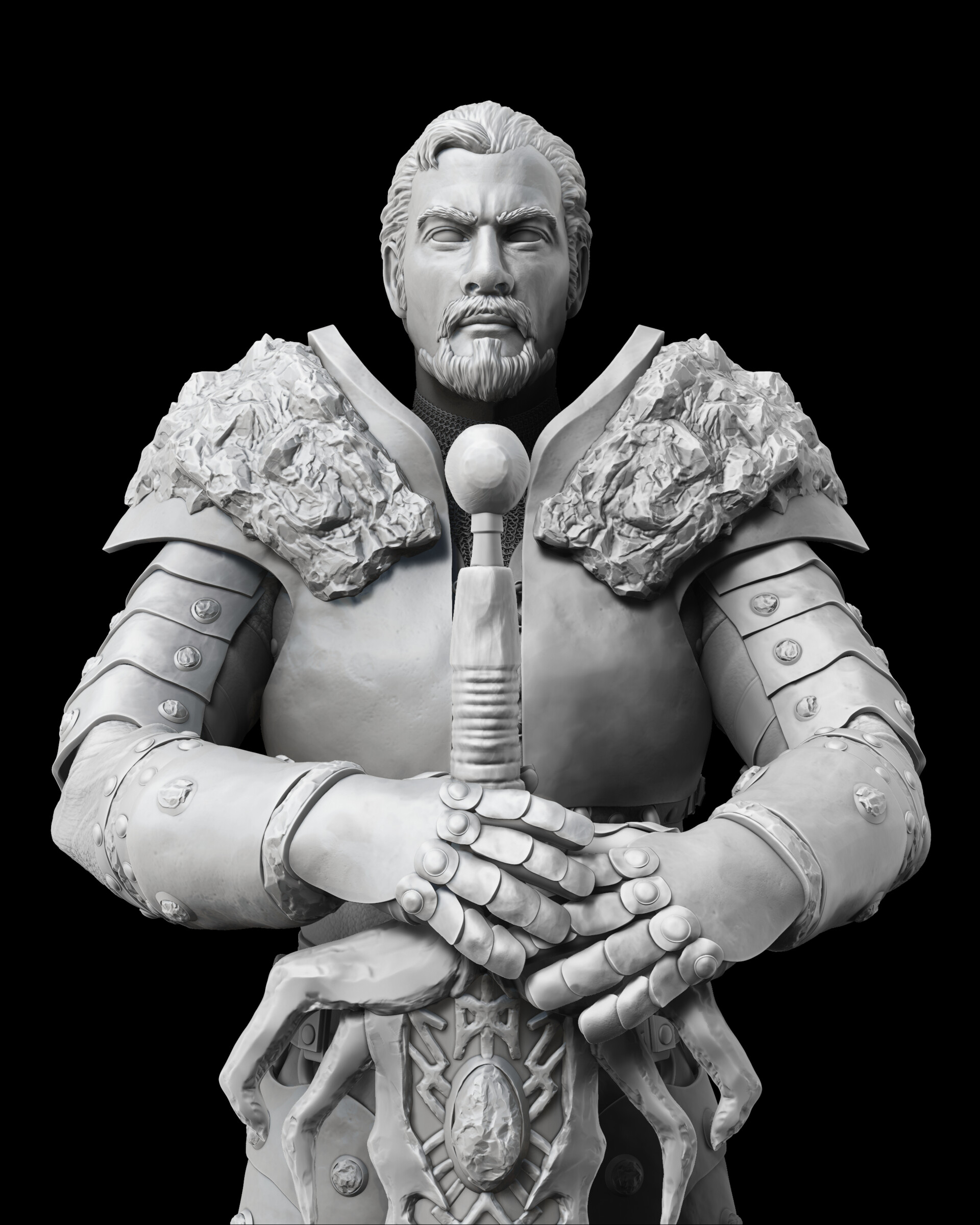 ArtStation - Nameless Hero From Gothic 1 - Fan Art (3D Print)