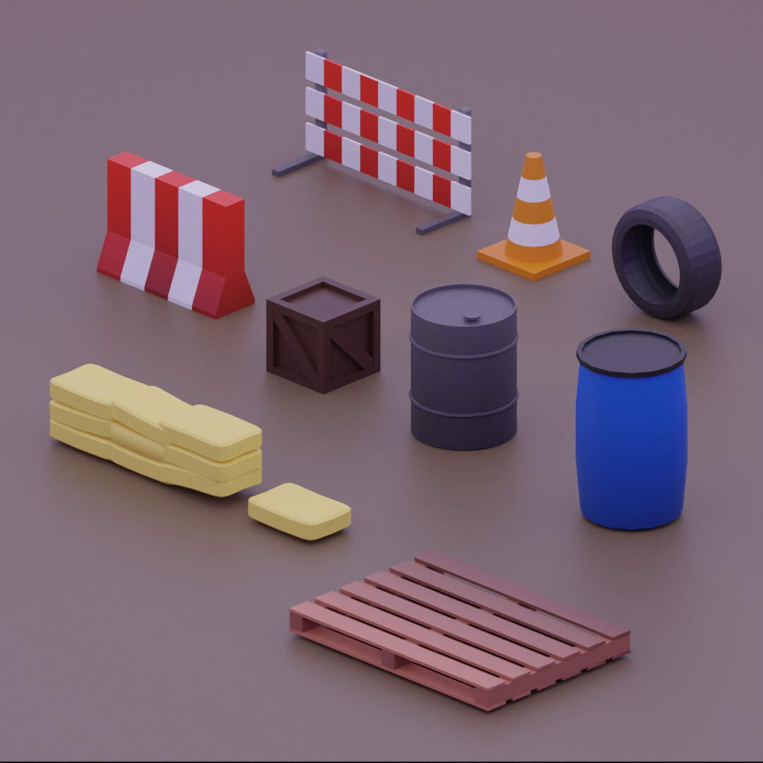 ArtStation - Fps Props pack