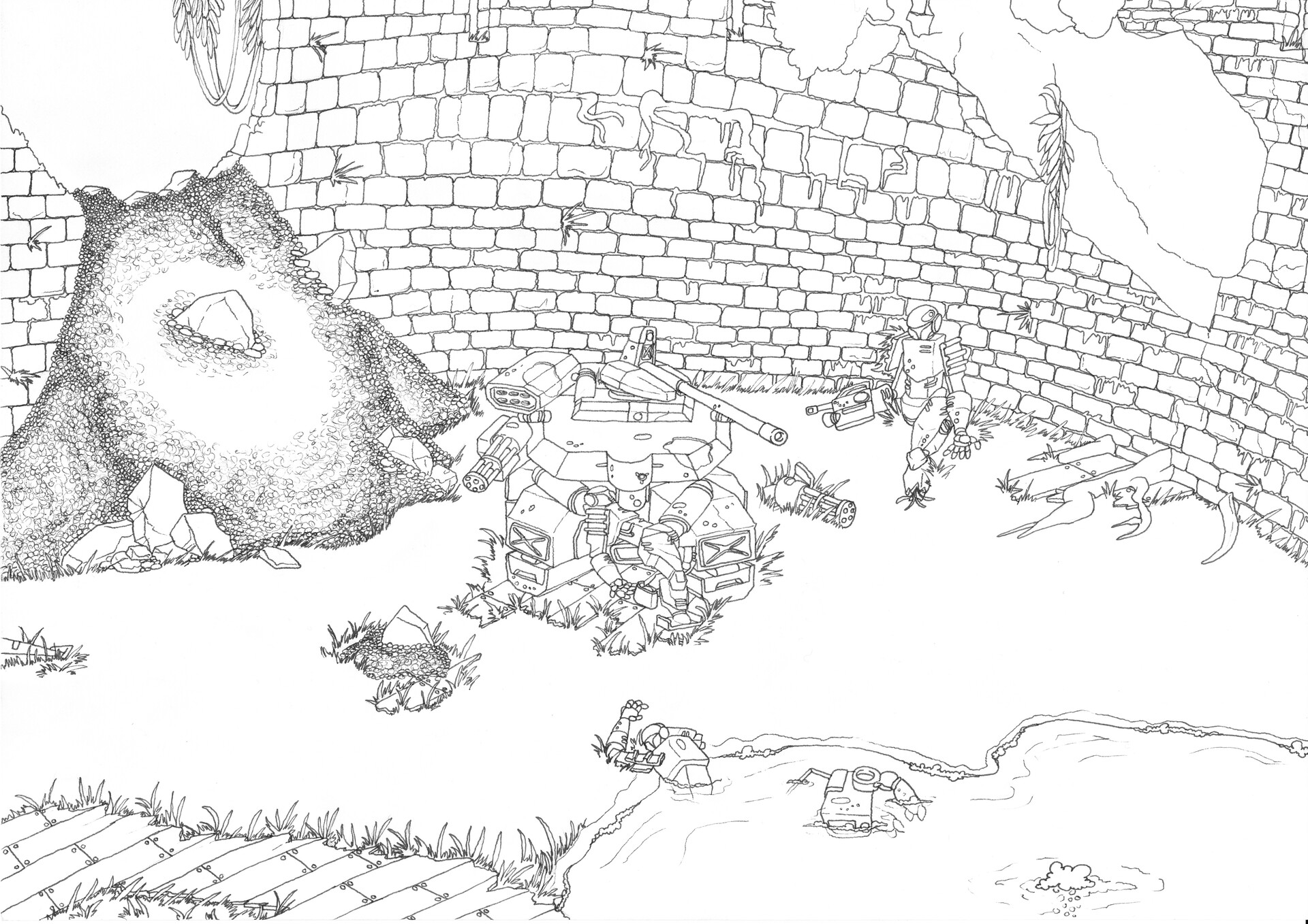 Cian Dooley - Old Animation Layout work