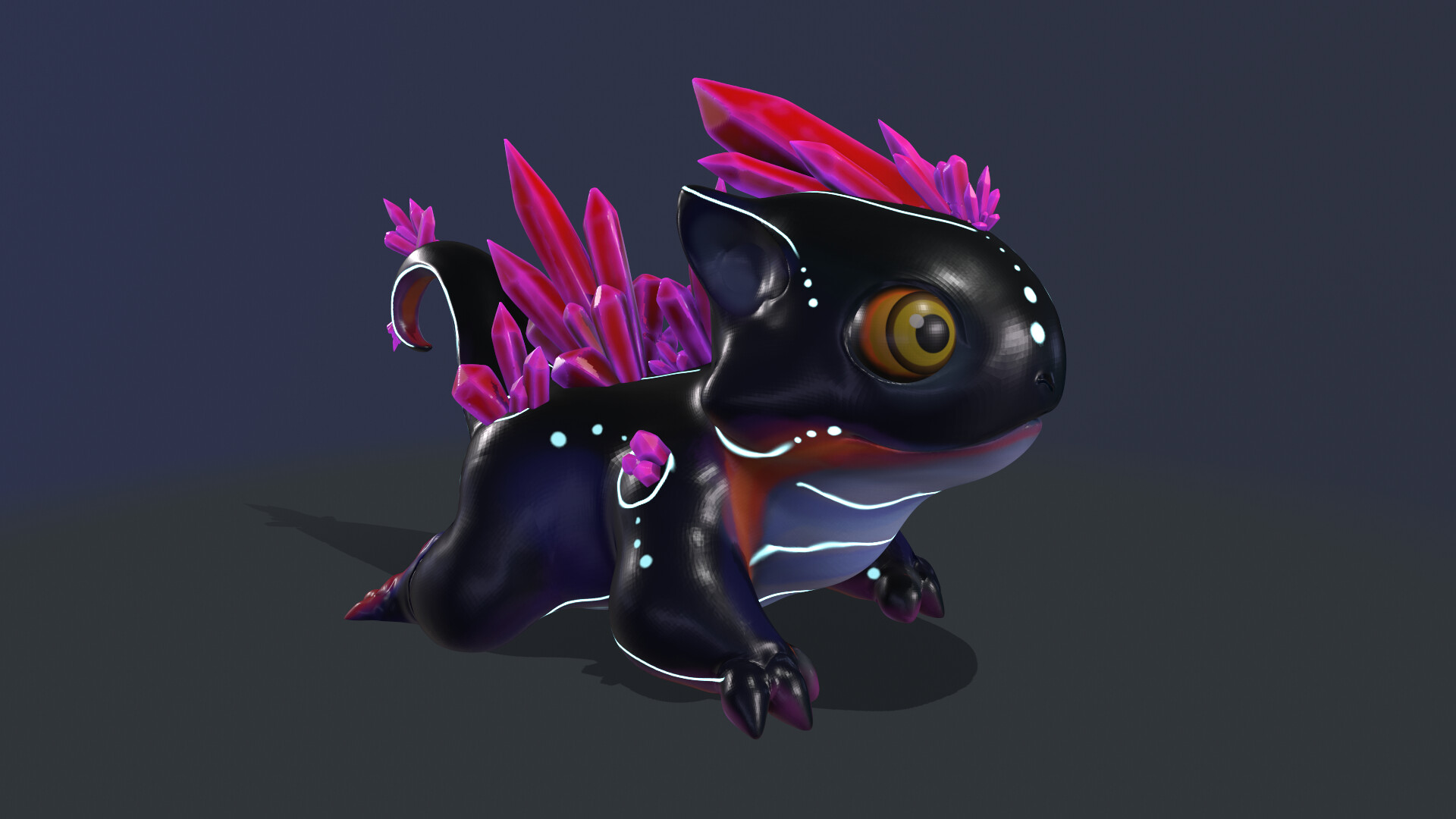 ArtStation - Tiny Crystal Dragon