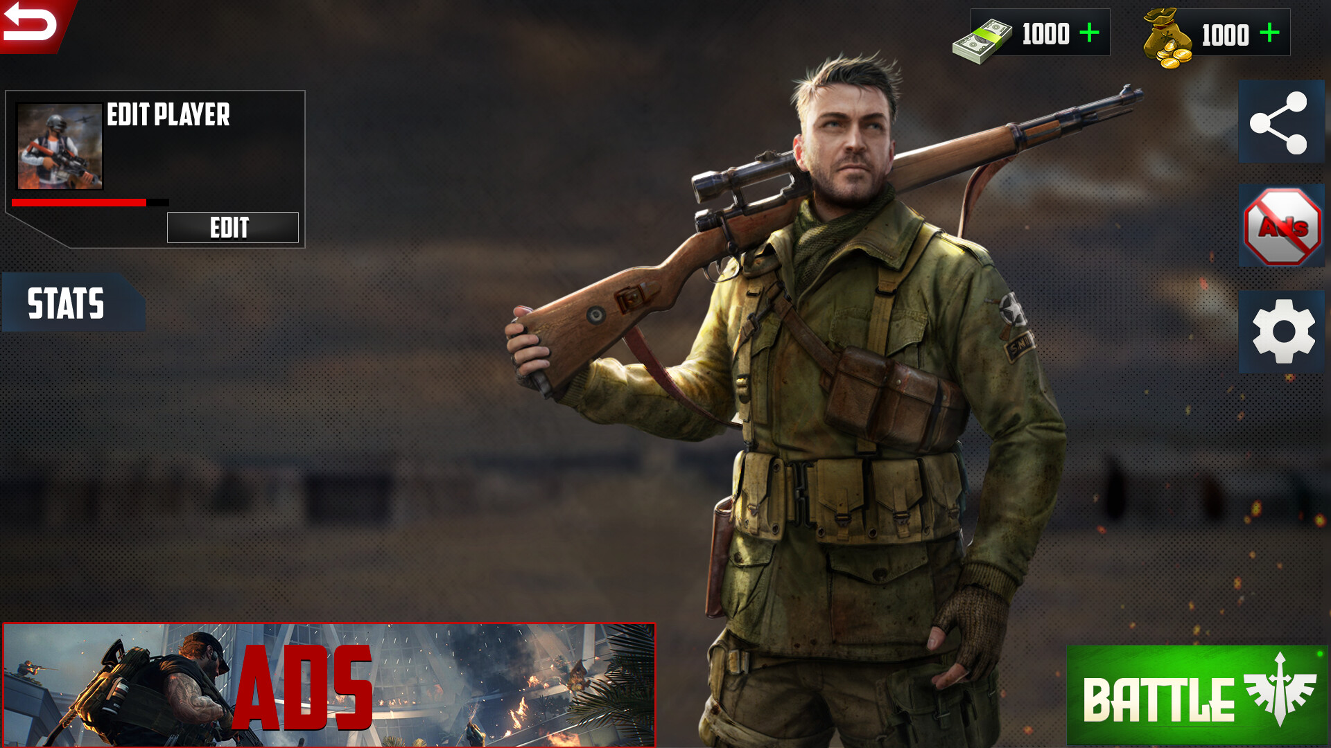 ArtStation - shooting game ui