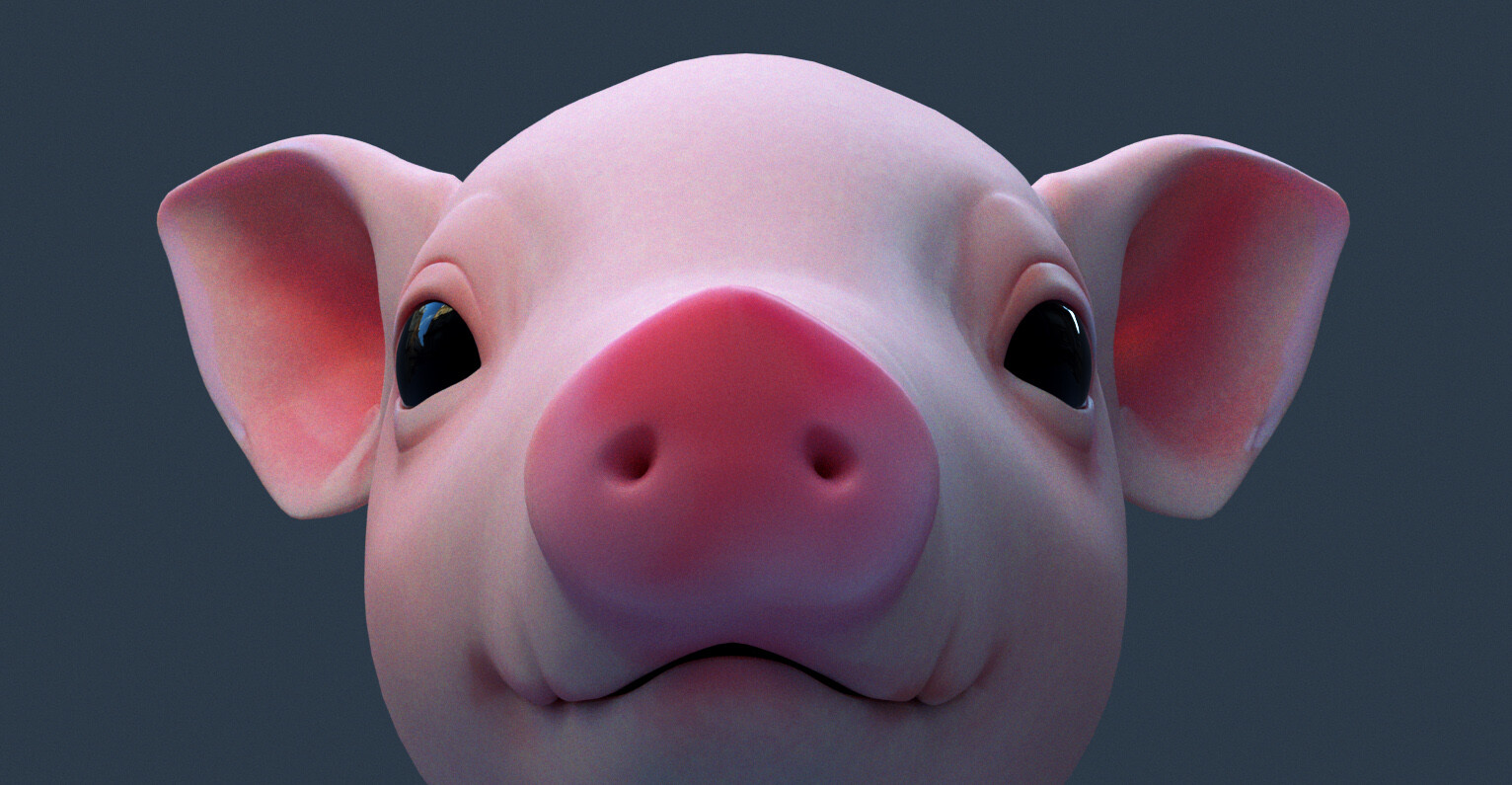 ArtStation - 3D Baby Piglet