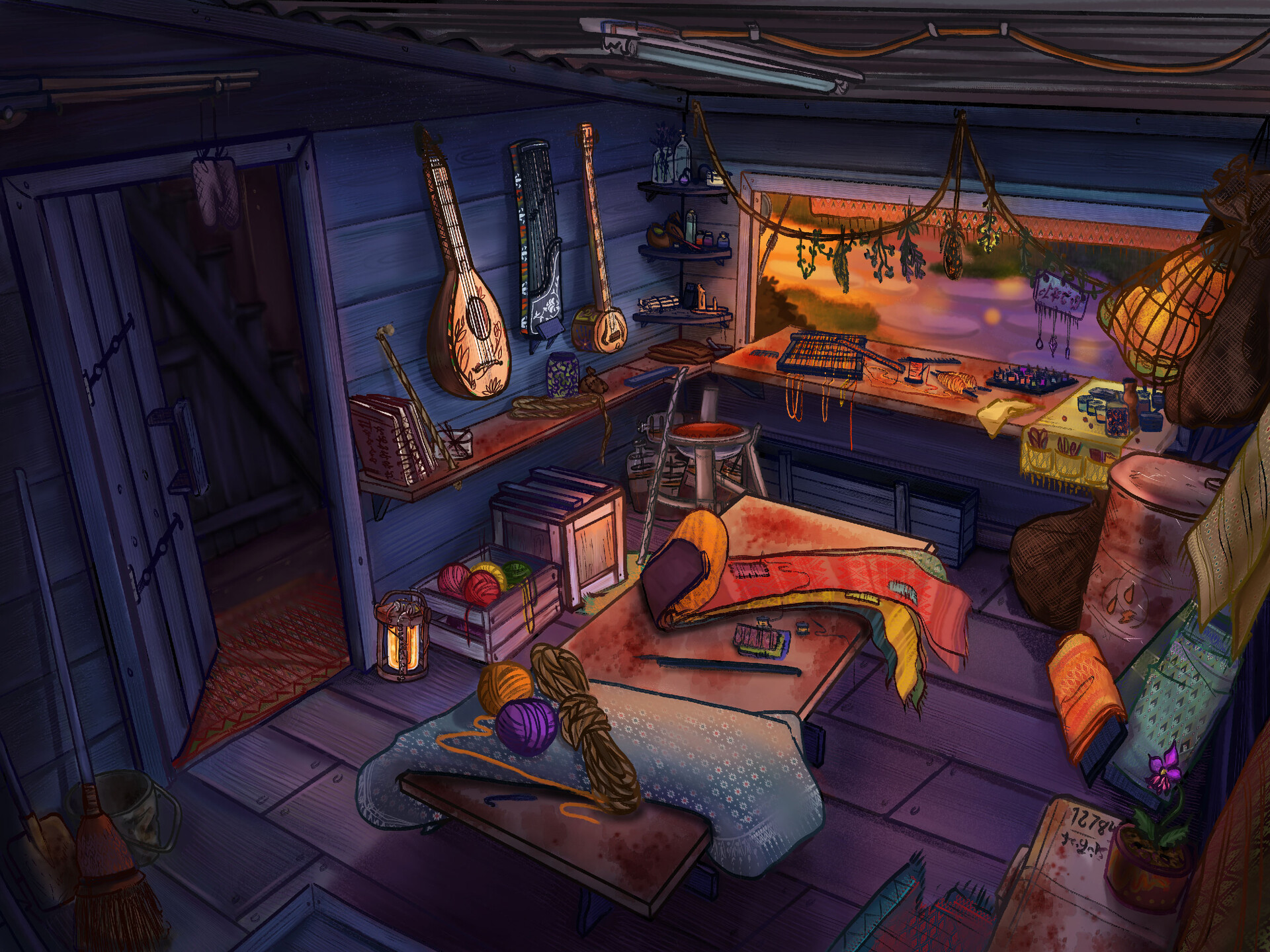 ArtStation - Respite Roomview