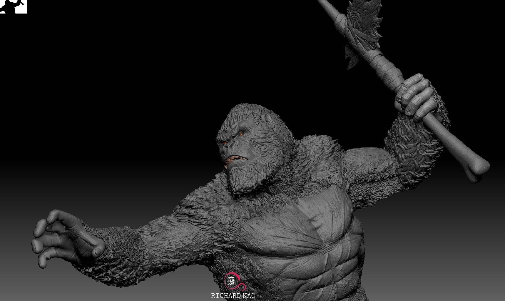 ArtStation - Godzilla vs Kong Kong 3D Printing