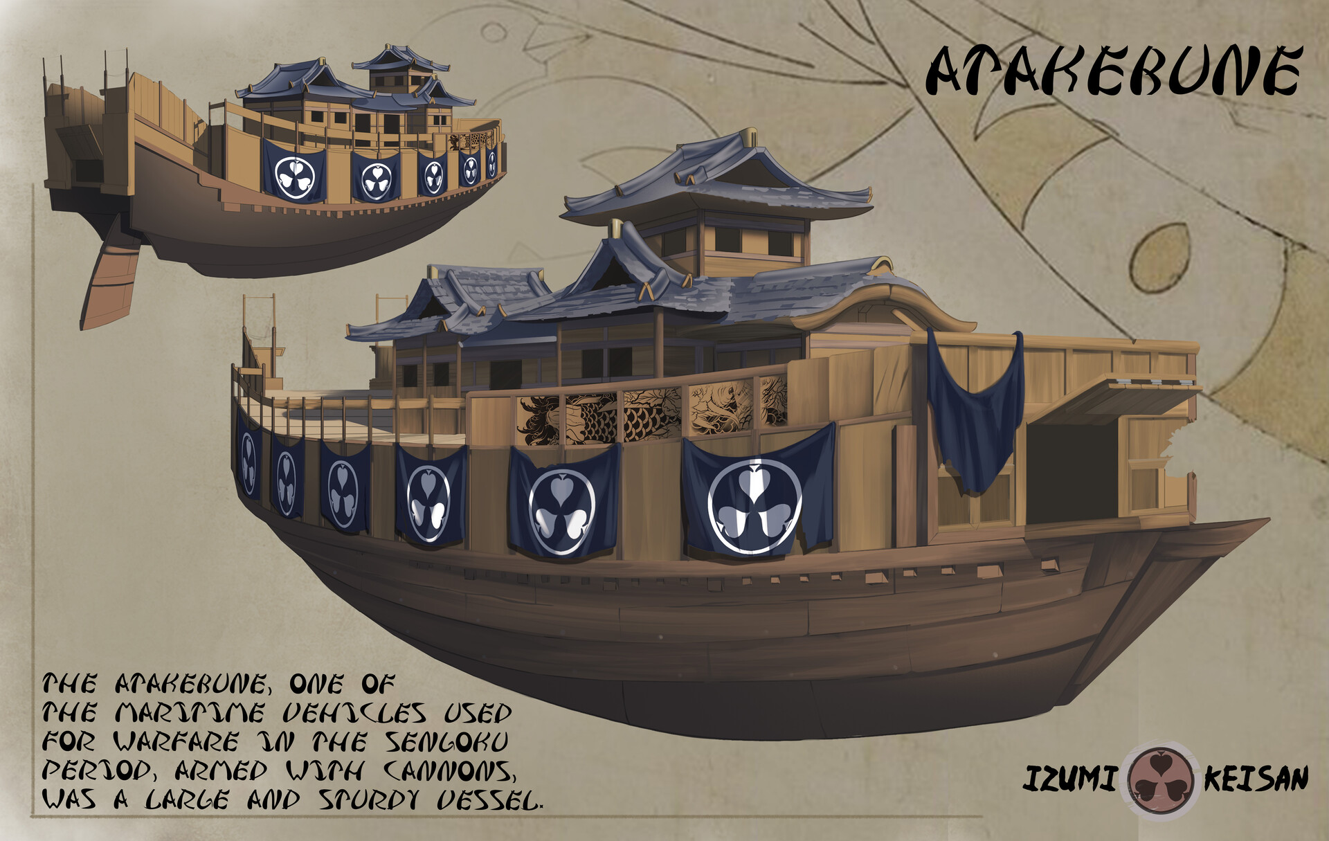 ArtStation - Izumi Keisan Proyect