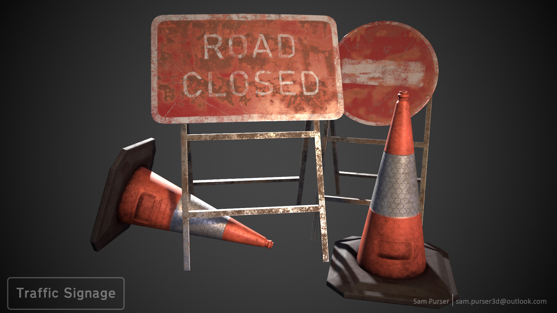 ArtStation - Traffic Signage