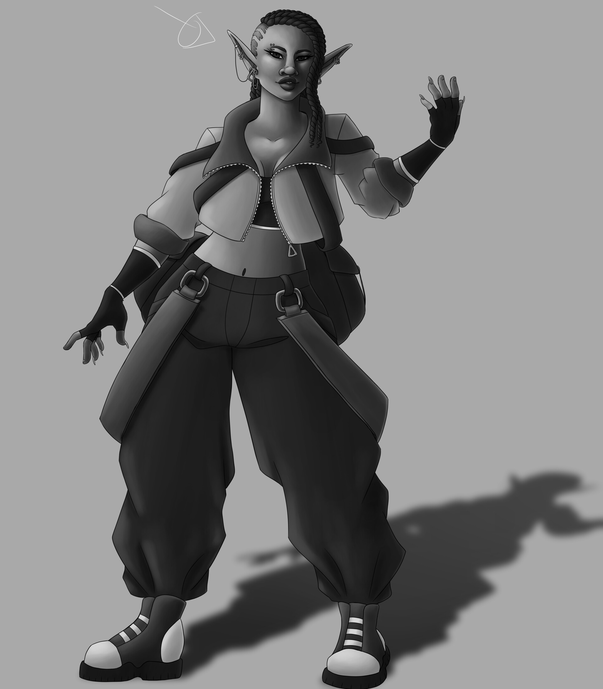ArtStation - Cyberpunk Elf Concept