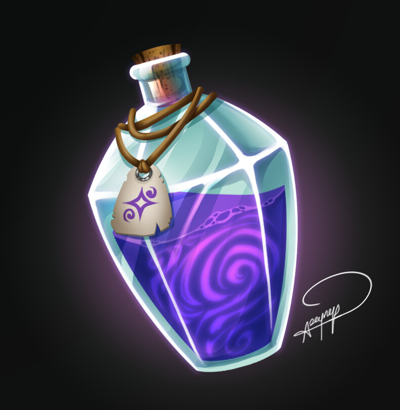 Asiye Zeynep Tiftikçi - Potion Bottle Set - Asset Test
