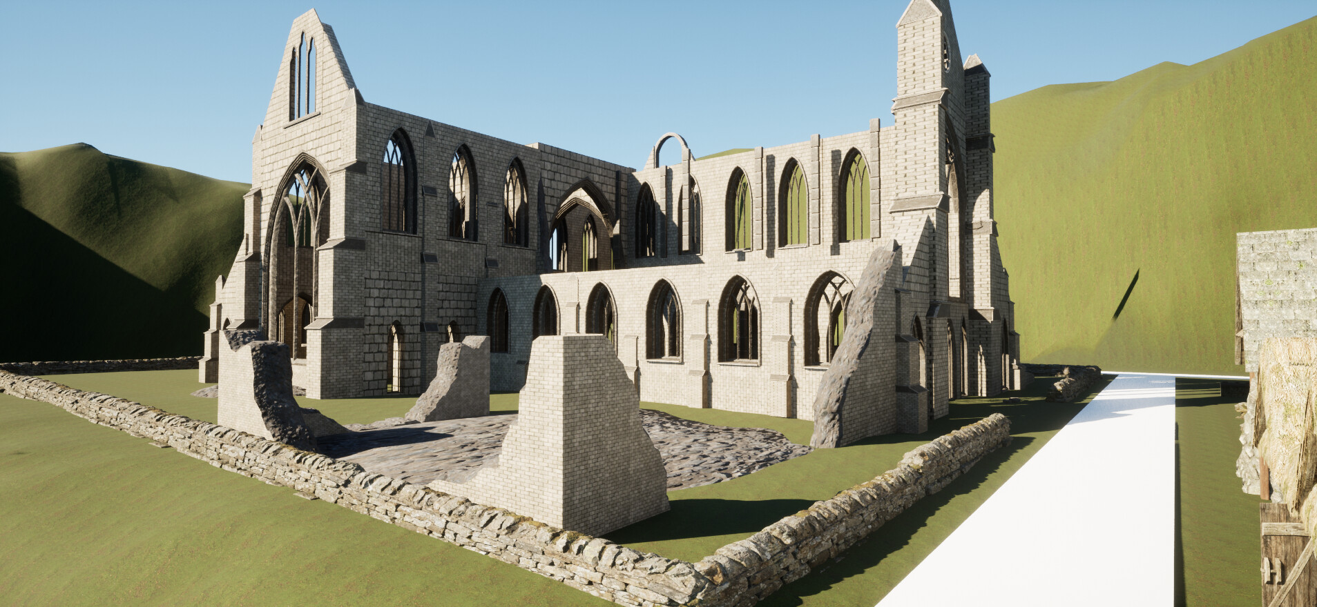 ArtStation - Tintern Abbey Progress