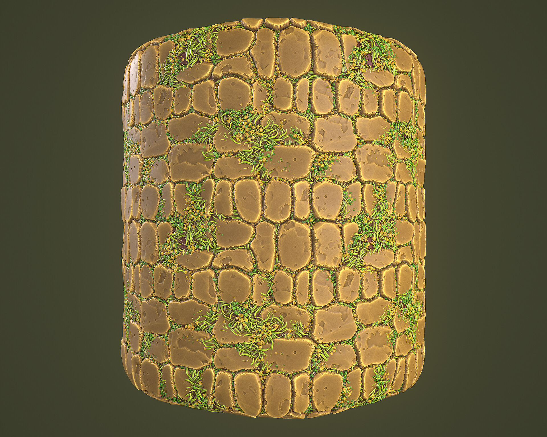 ArtStation - Stylized Jungle Tiles - Substance Designer / Quixel Mixer ...