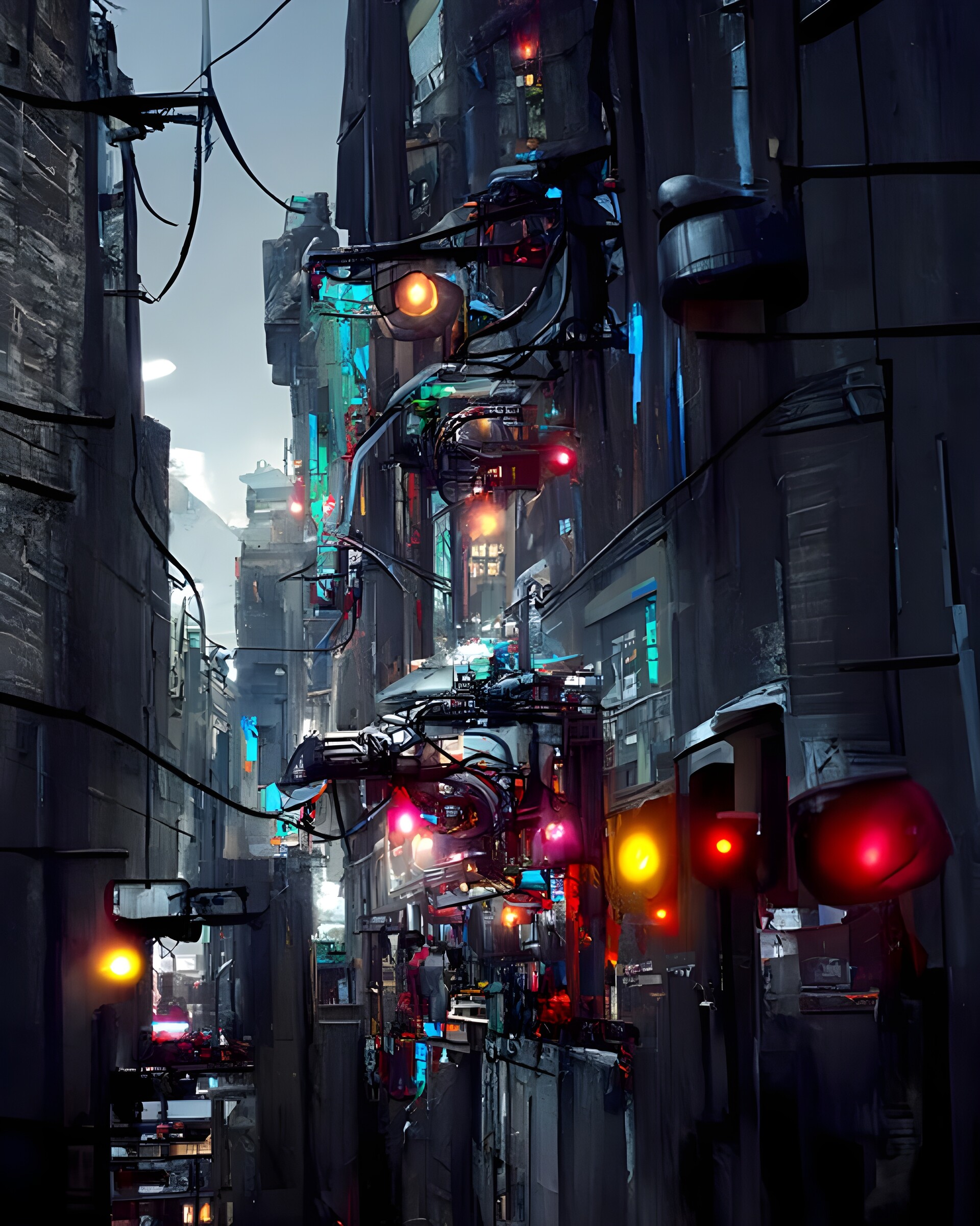 ArtStation - CYBERNETIC CITY 1.0