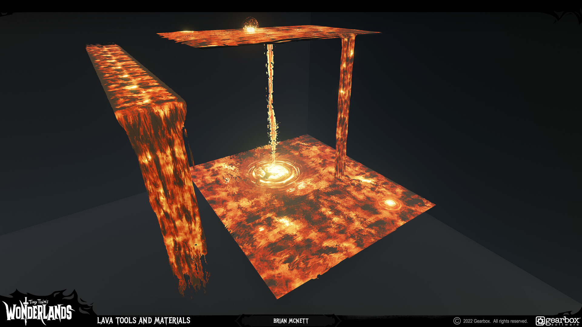 Brian McNett - Tiny Tina's Wonderlands - Lava Tools, Materials & VFX