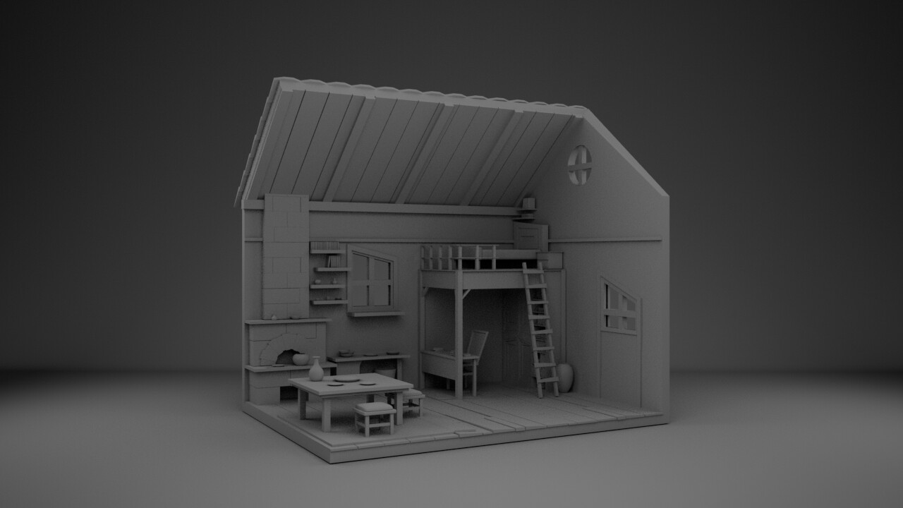 ArtStation - House Interior Modeling