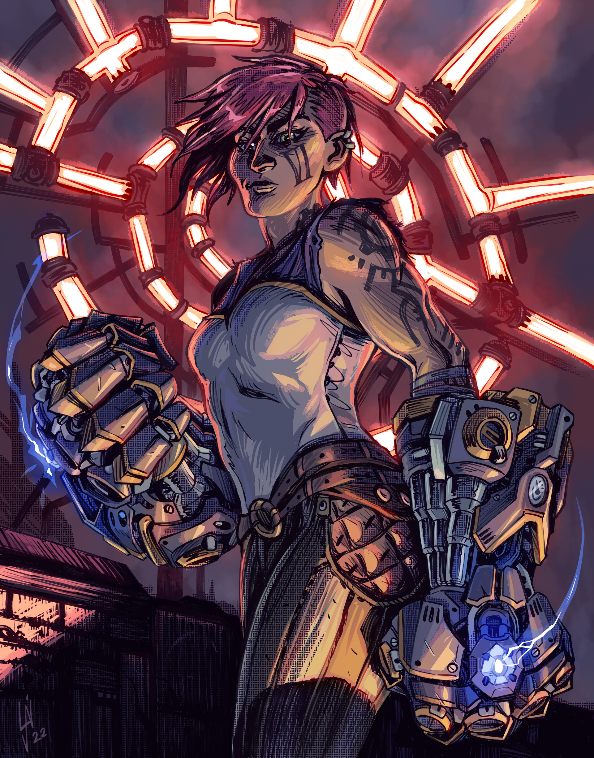 ArtStation - Vi - Arcane Fanart