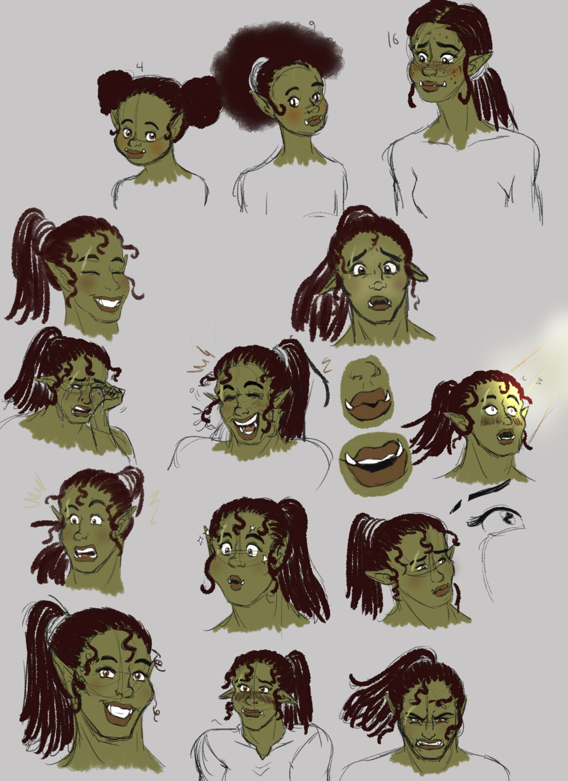 Natasha de Gracia - DnD Character Expressions