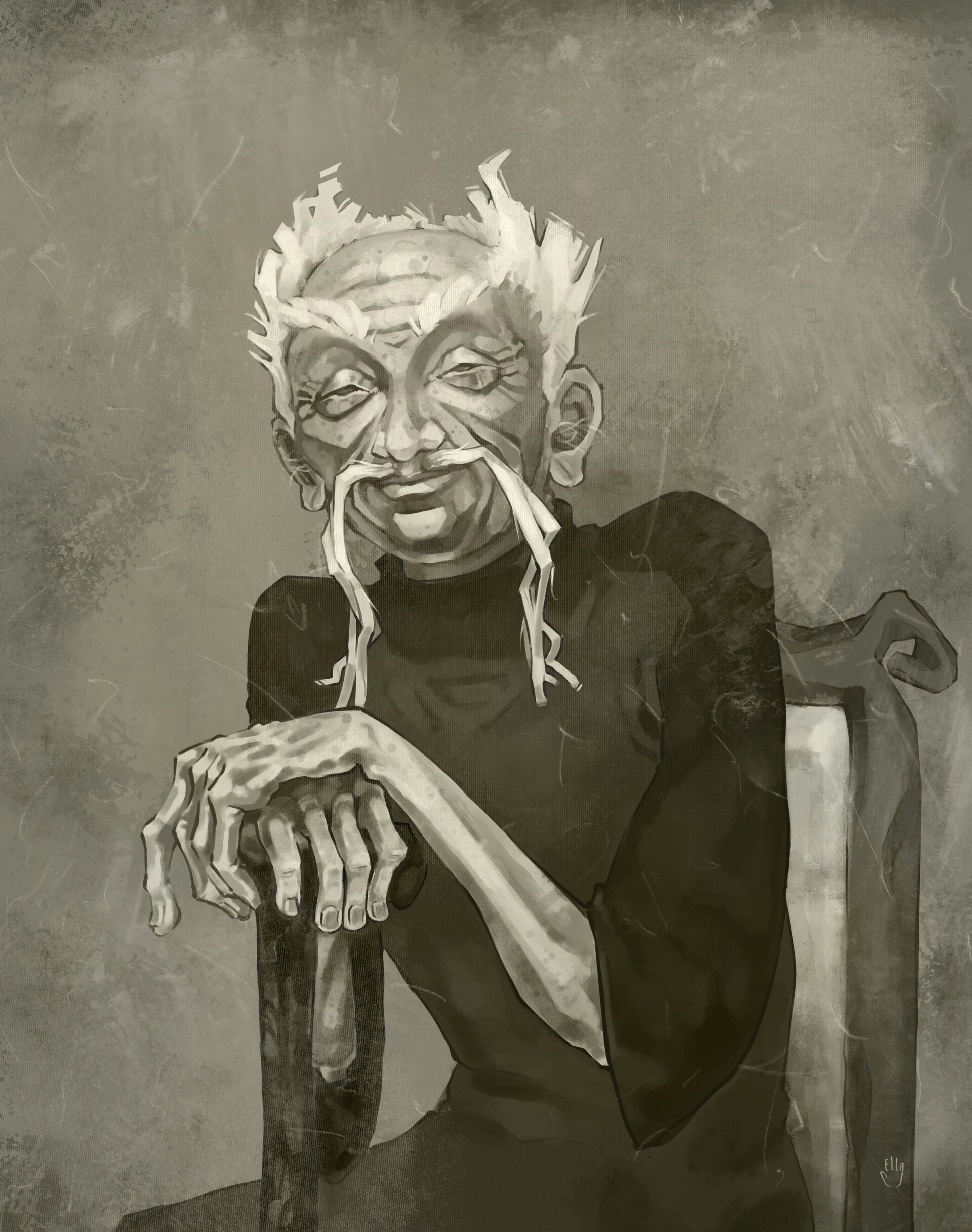 ArtStation - Lan Kai, Shop Owner Character Design