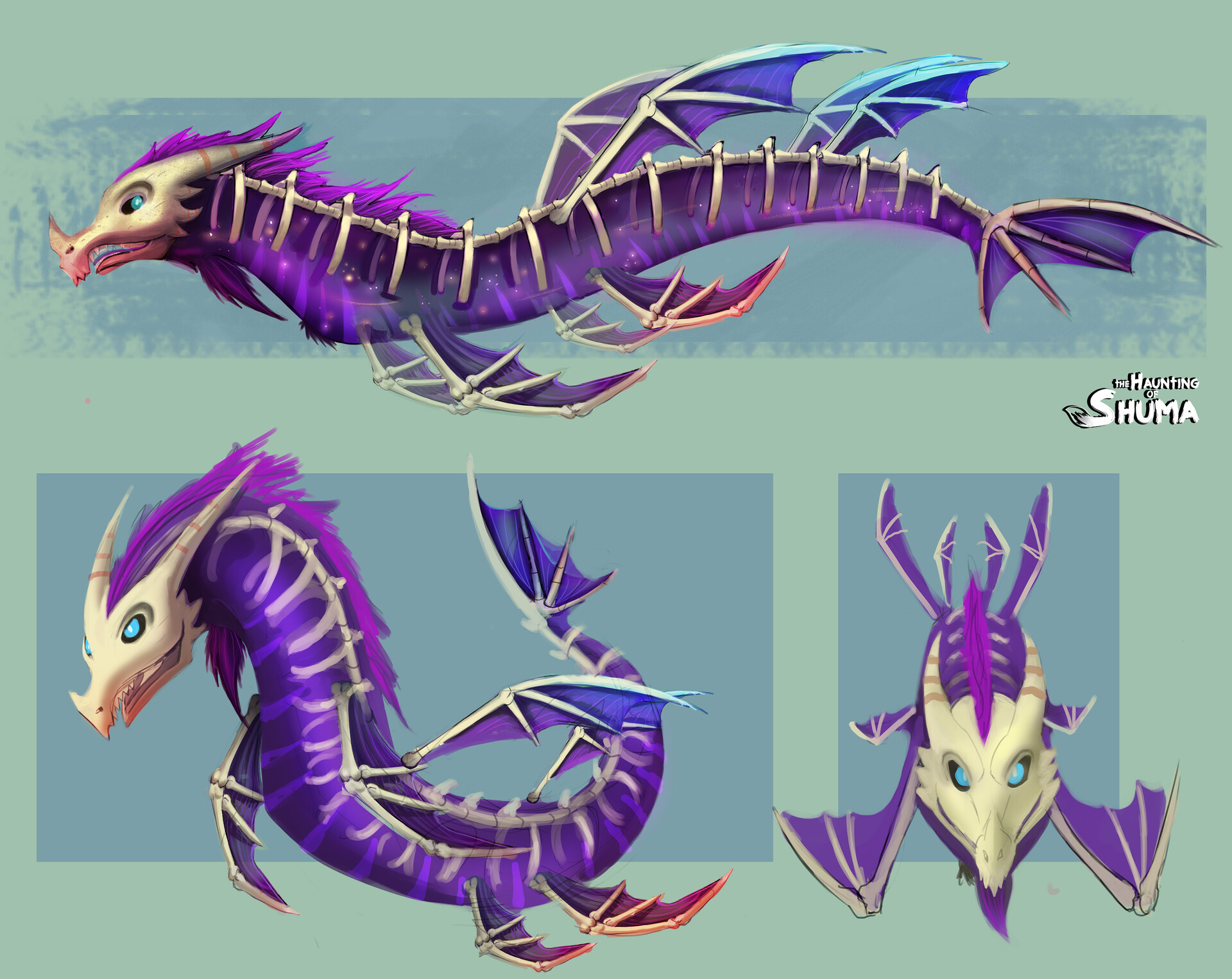 ArtStation - [The Haunting of Shuma] Spirit Dragon