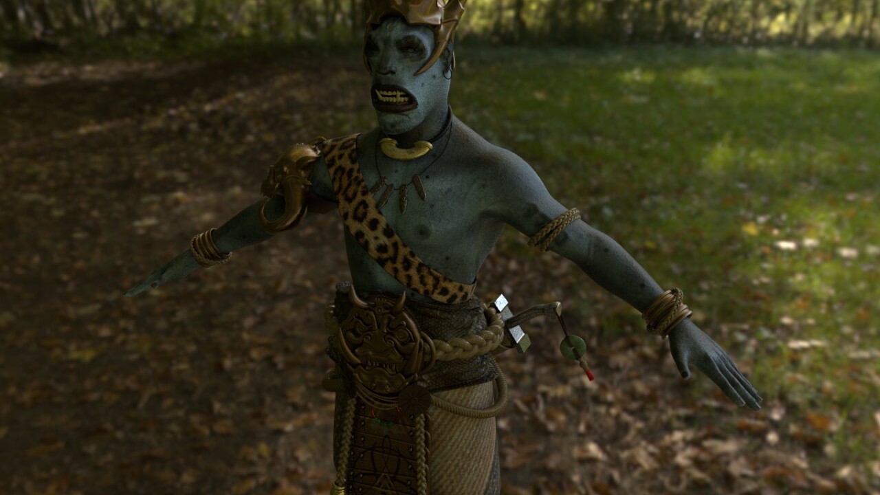 ArtStation - Blue Monster