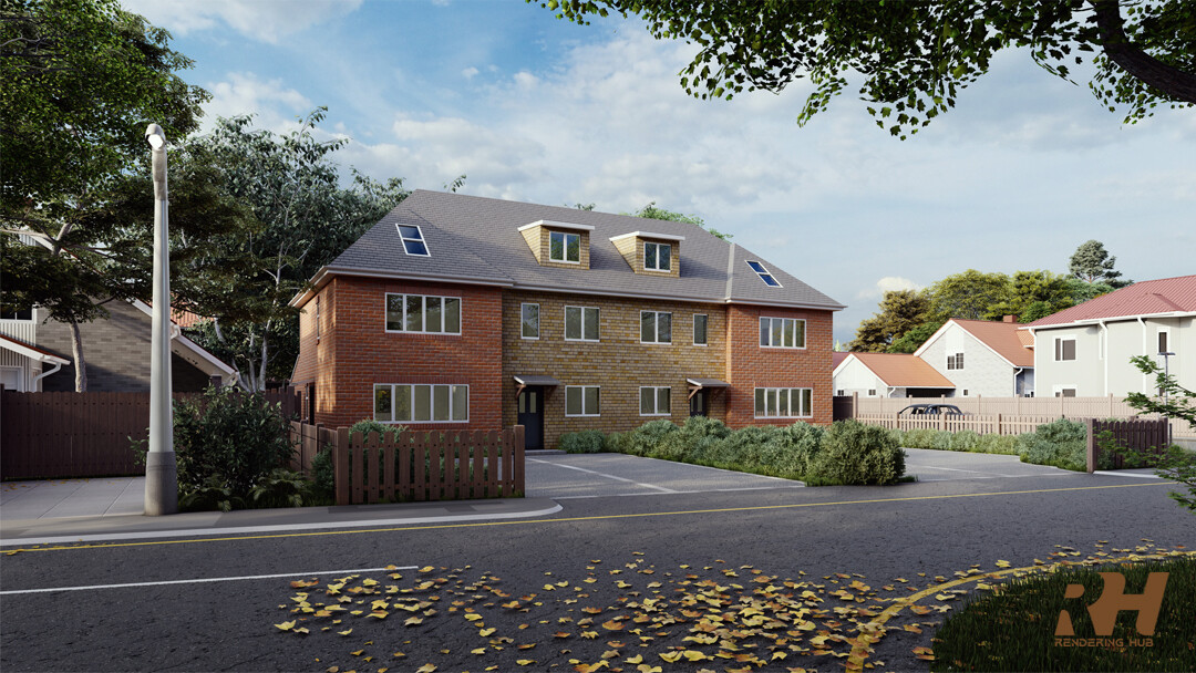 ArtStation - Residential Exterior Rendering