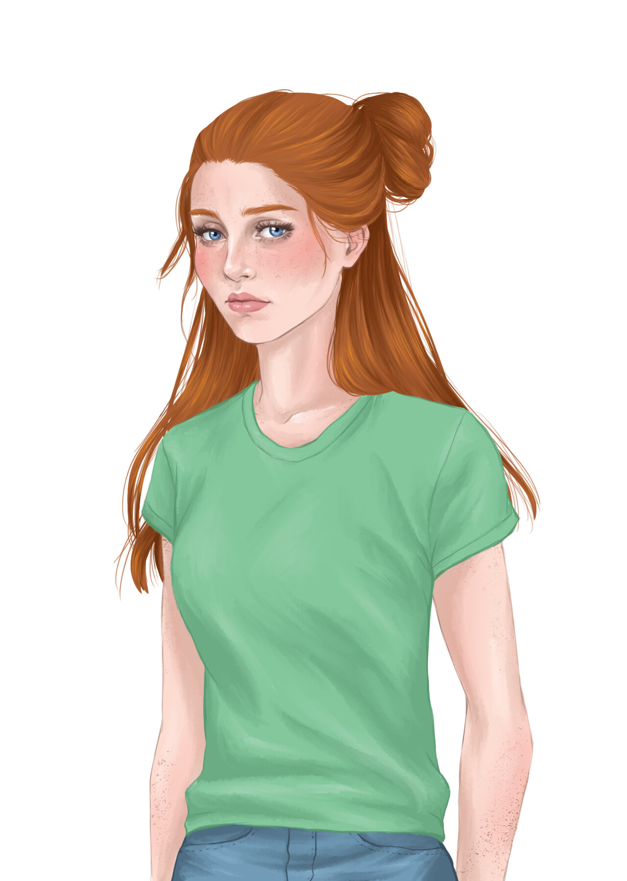 ArtStation - Visual Novel Character Portraits: Cassandra