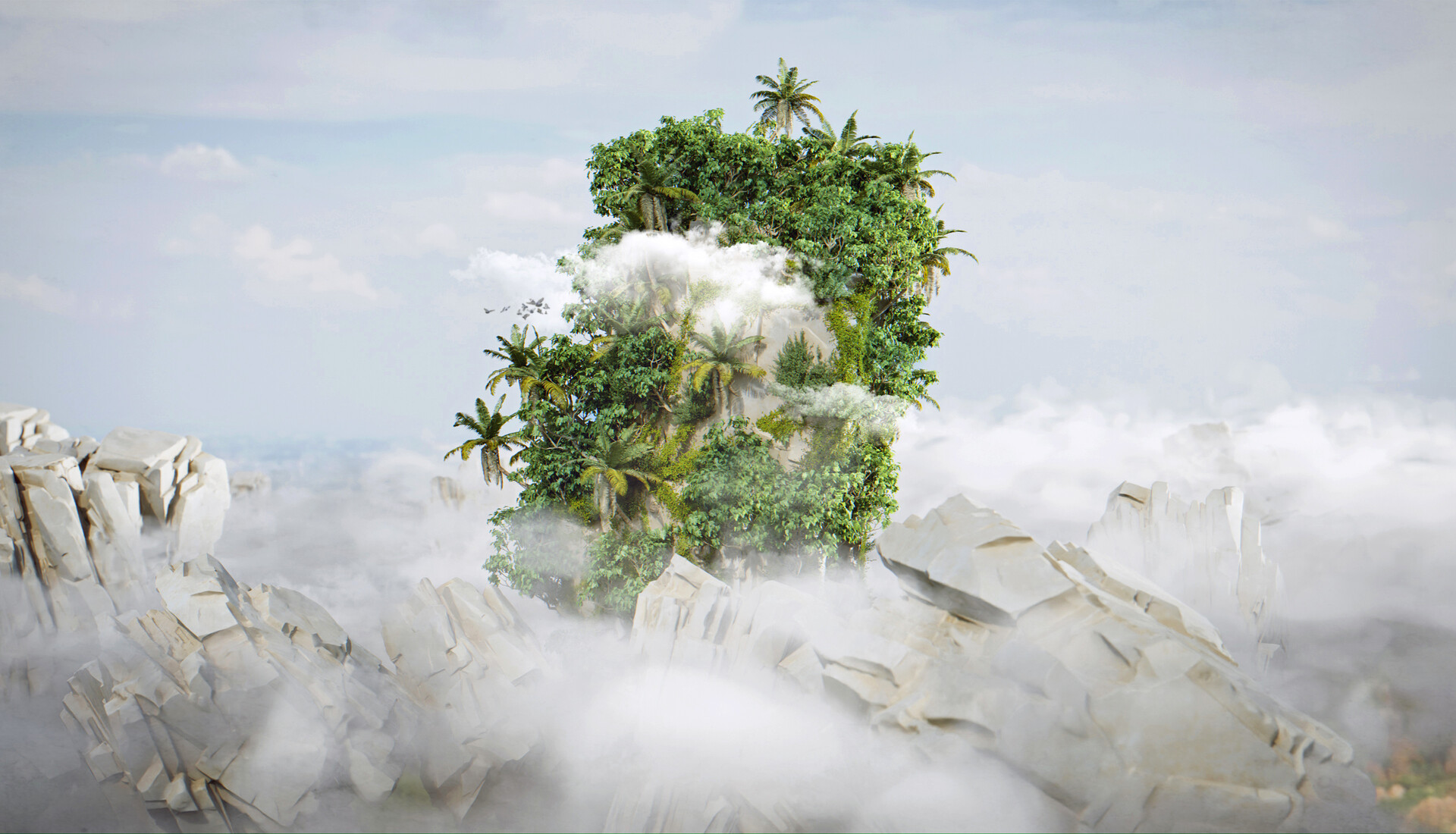 ArtStation - Floating Island