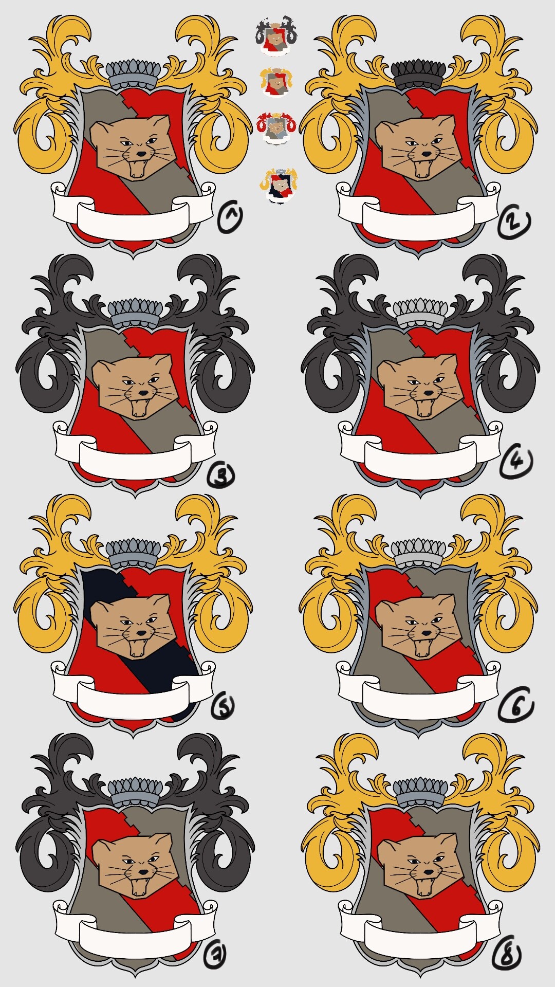 Mia Abboud - Fantasy Family Crest Design