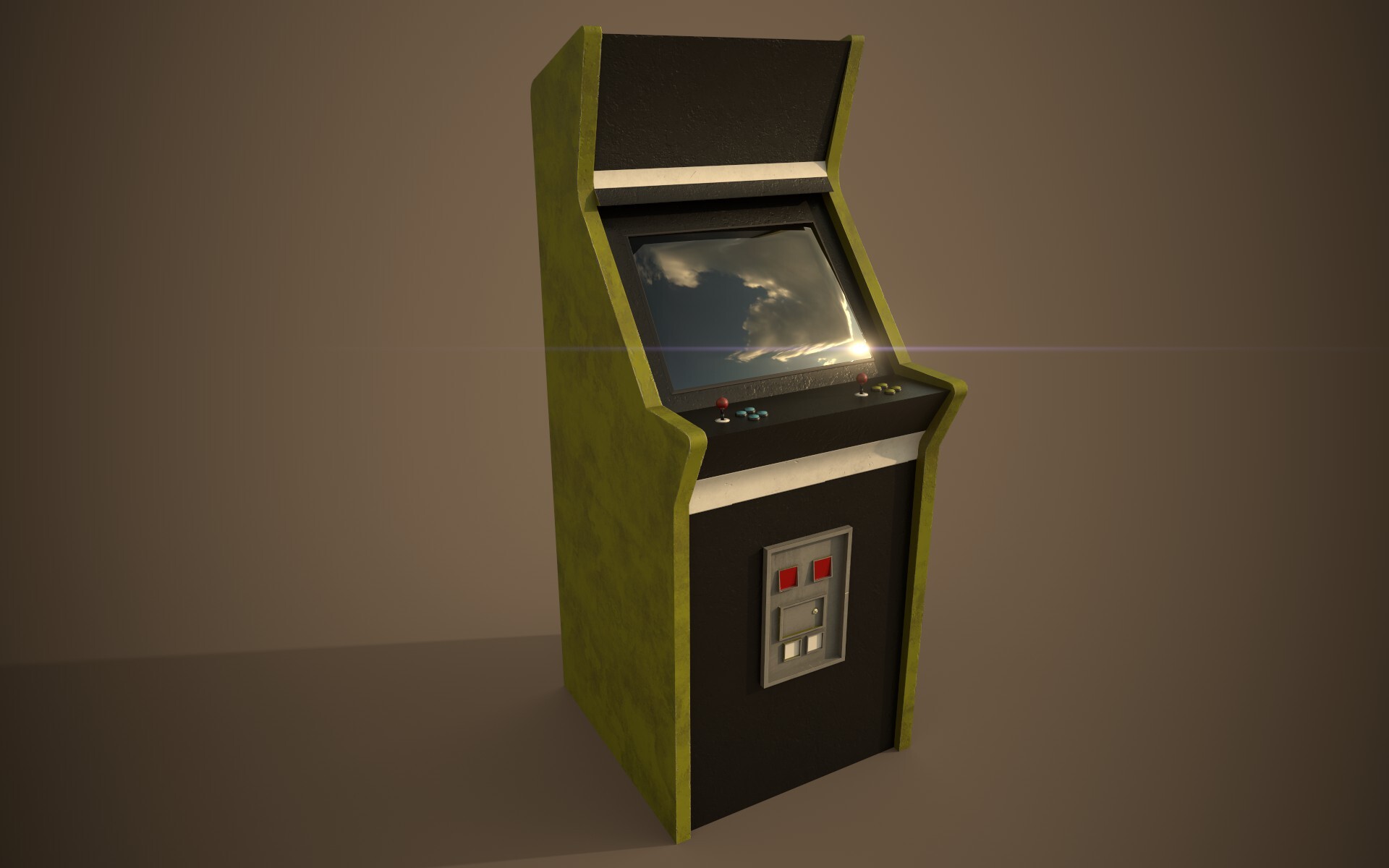 ArtStation - Game Ready Arcade Machine