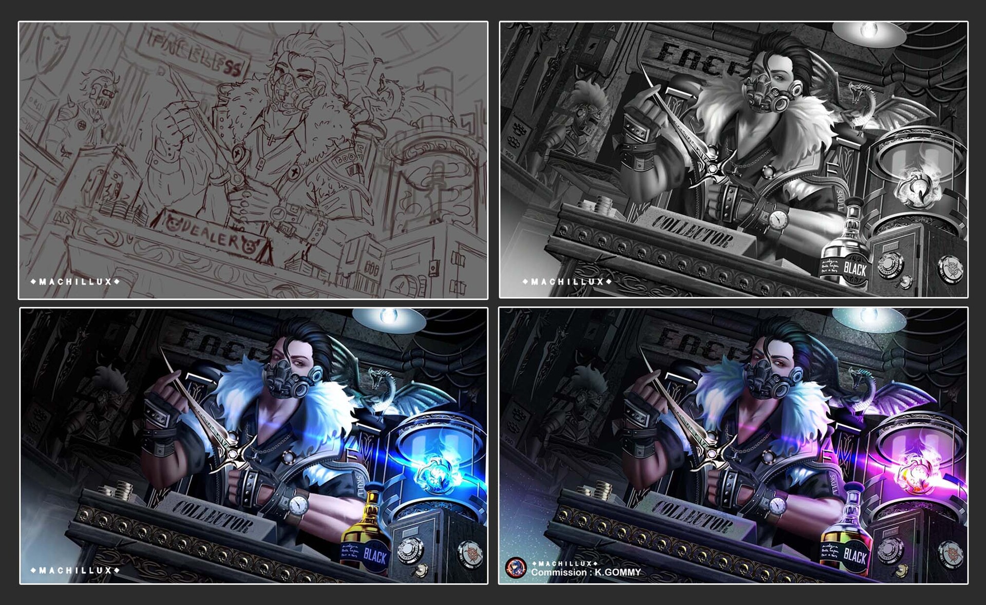 Machillux - The Man with The Black Mask