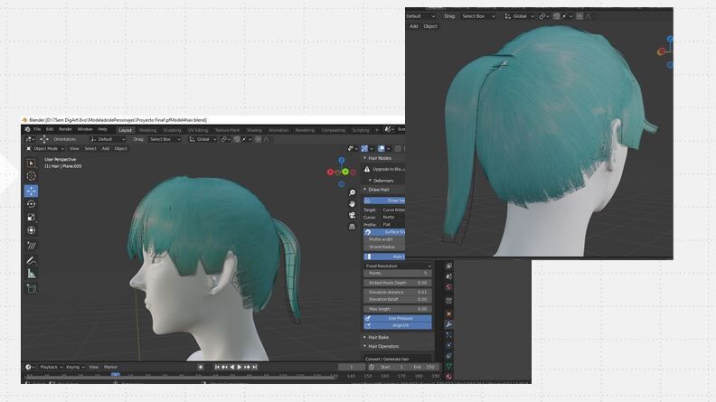 Mabel Sánchez - Eirian - Modelado de Personajes