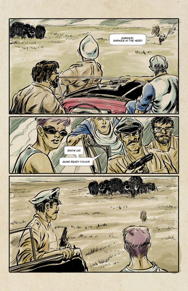 Brian Beardsley - Motorcycles and Allosaurus