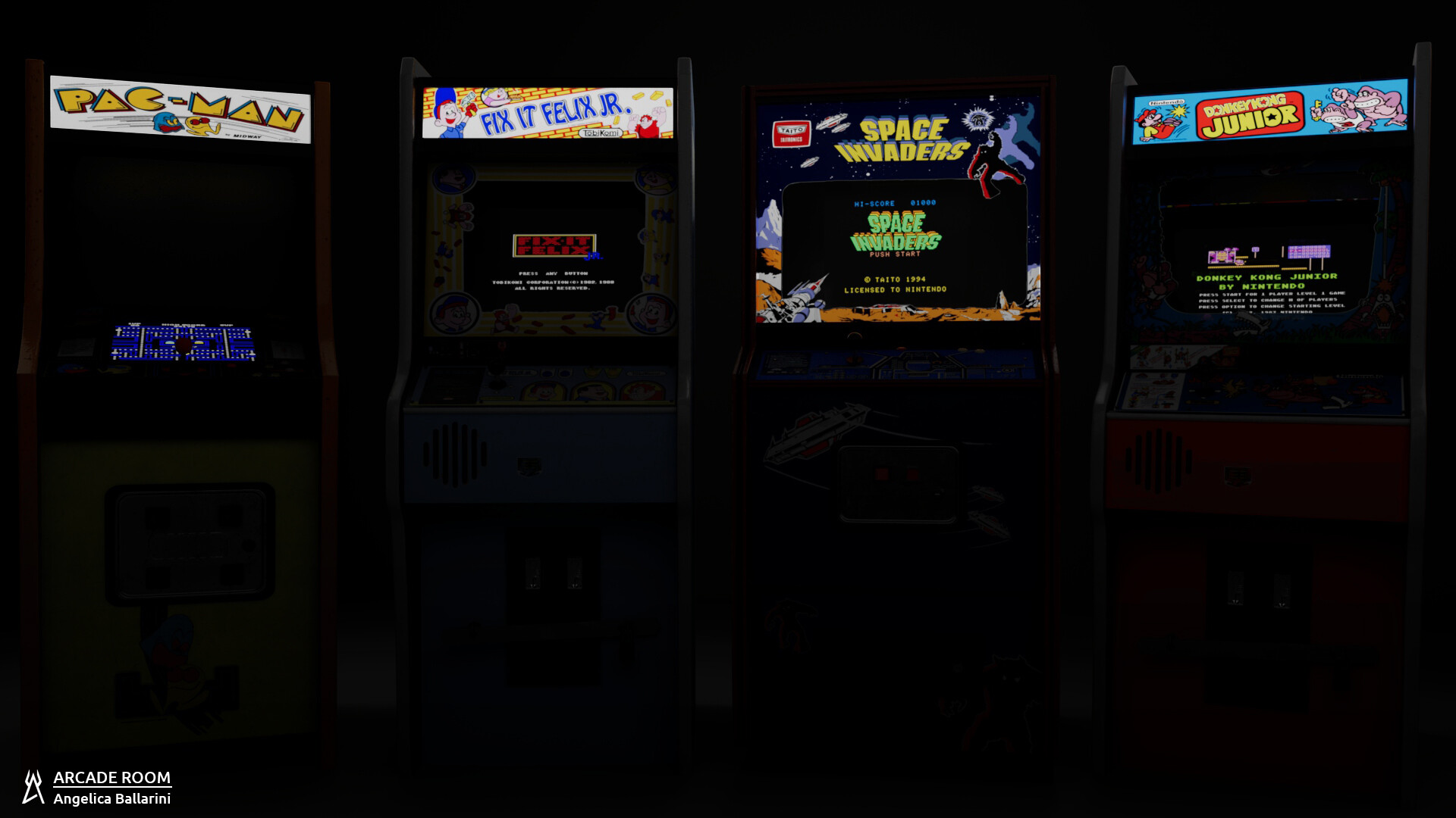 ArtStation - ARCADE ROOM