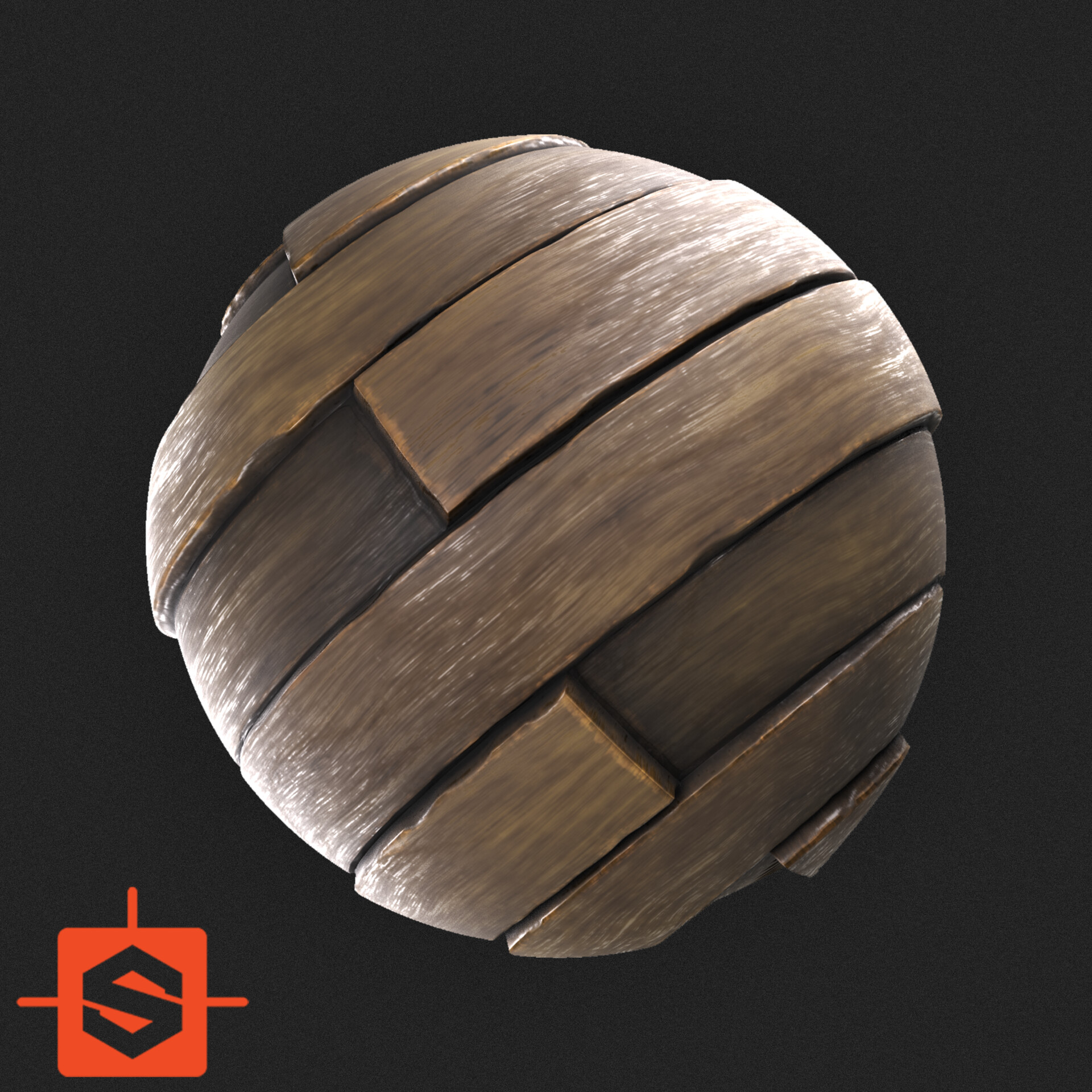 ArtStation - Wood Plank Material