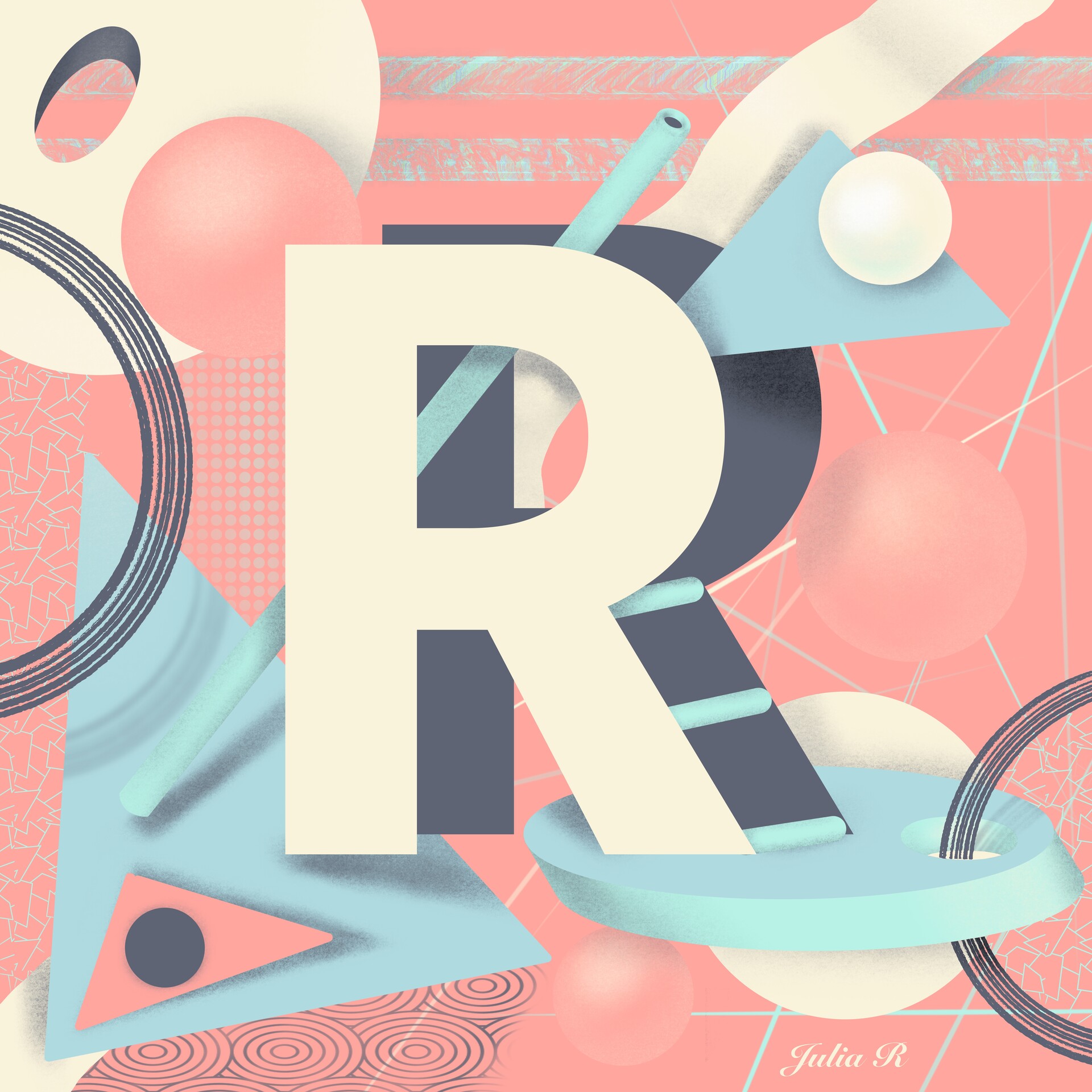 ArtStation - Letter R