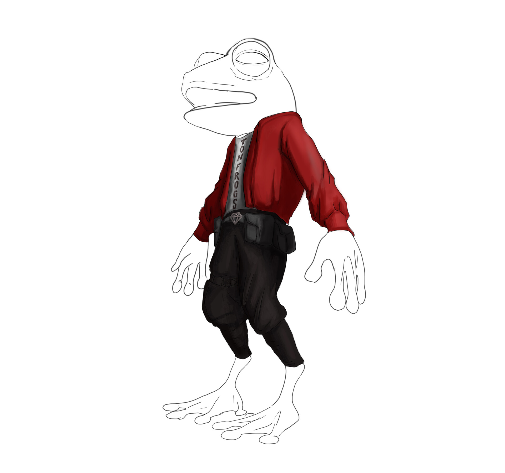 ArtStation - Fast concept art for Ton Frogs