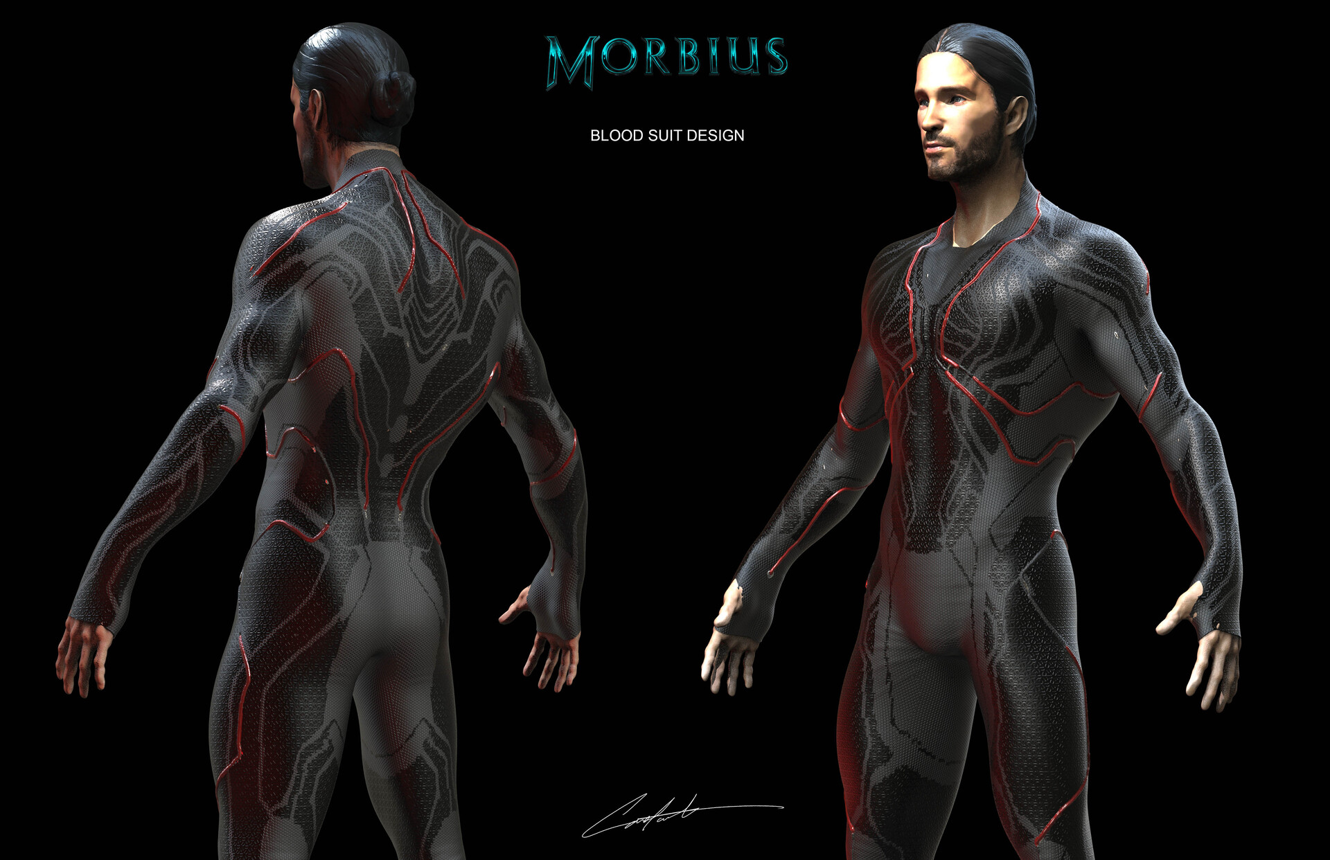 ArtStation - MORBIUS 'Blood Suit Design'